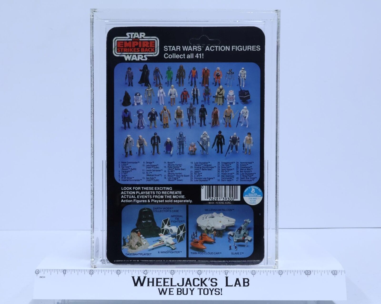 Han Solo Bespin CAS GRADED 80 85/80/85 Star Wars ESB 41 Back-D Action ...