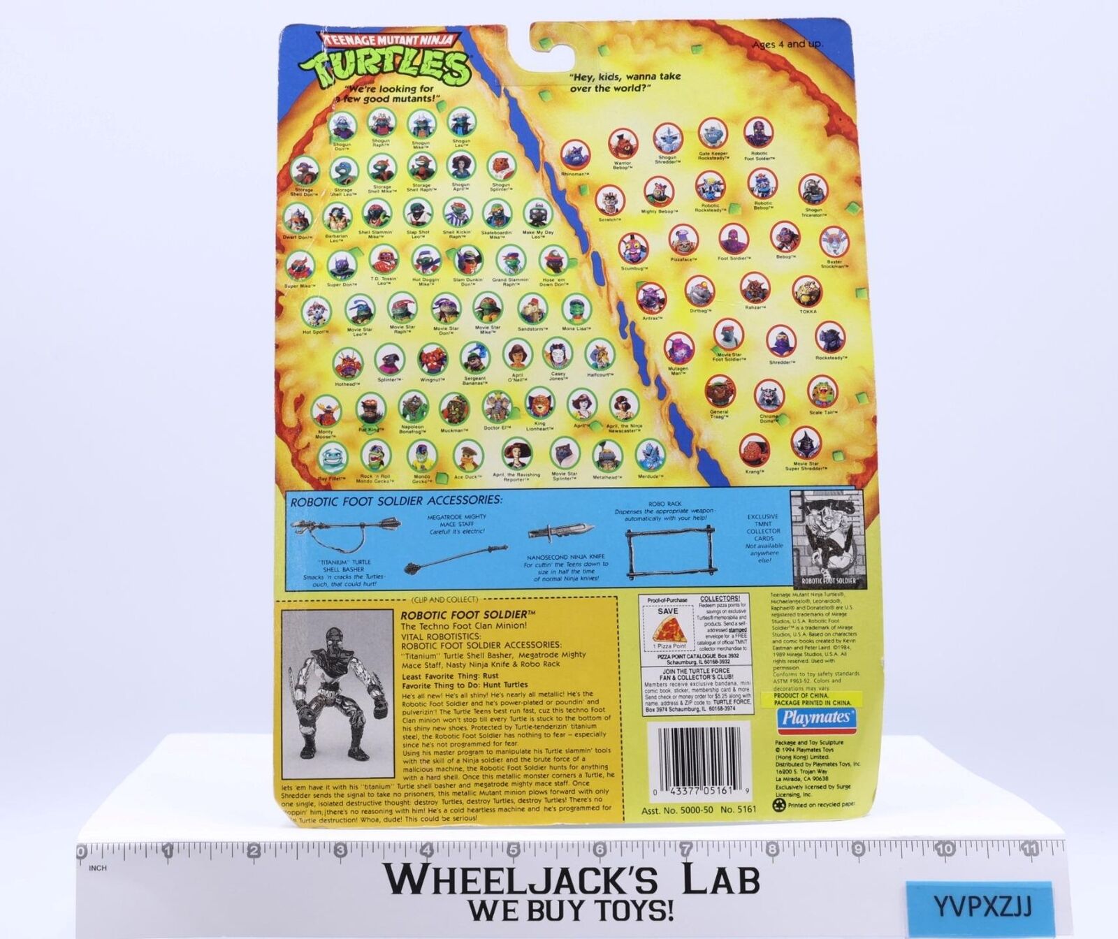 Robotic Foot Soldier Teenage Mutant Ninja Turtles TMNT 1994 Playmates ...