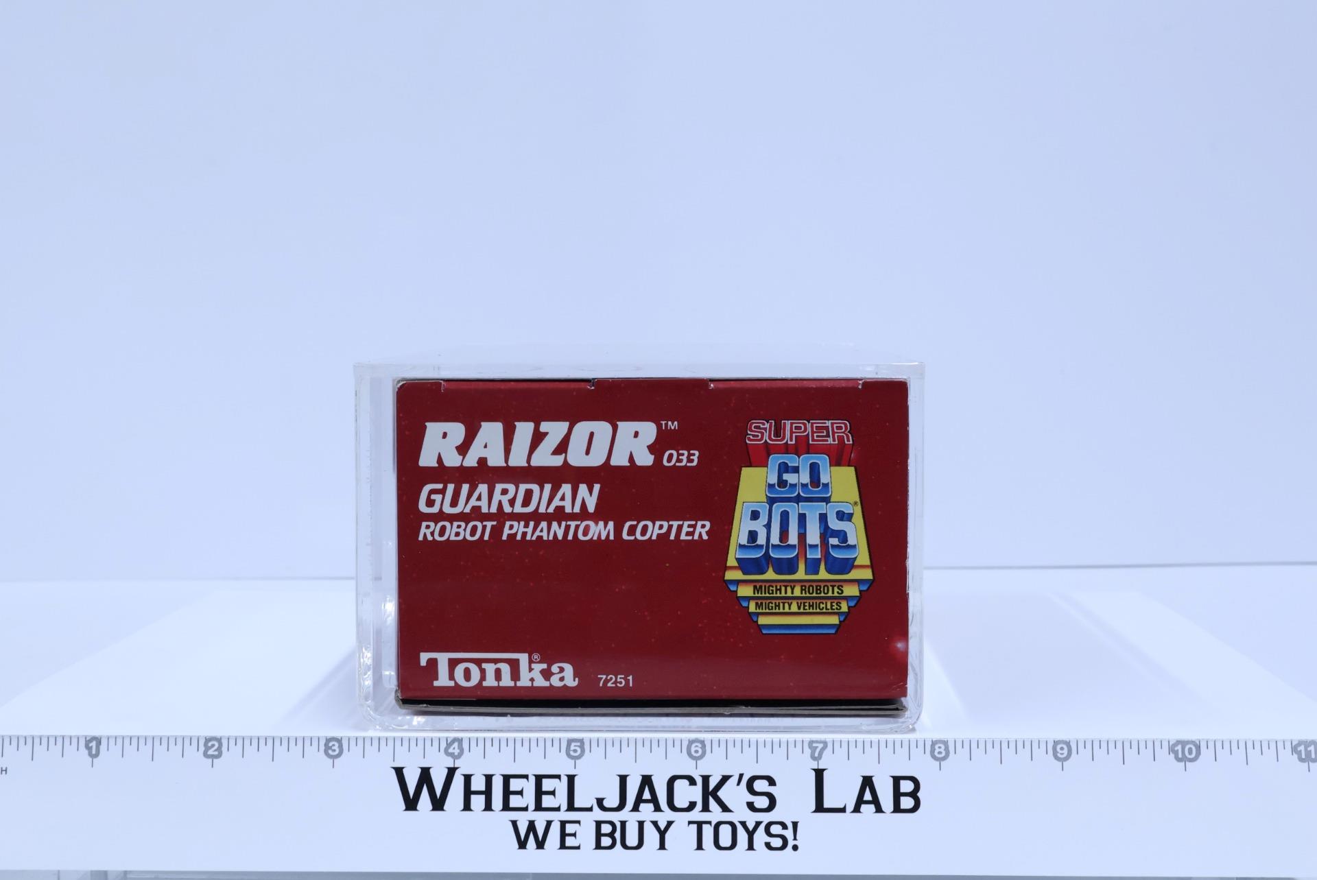 Raizor 033 Guardian CAS GRADED 85+ Super Go Bots 1986 Tonka NEW Action ... Raizor 033 Guardian CAS GRADED 85+ Super Go Bots 1986 Tonka NEW Action ...