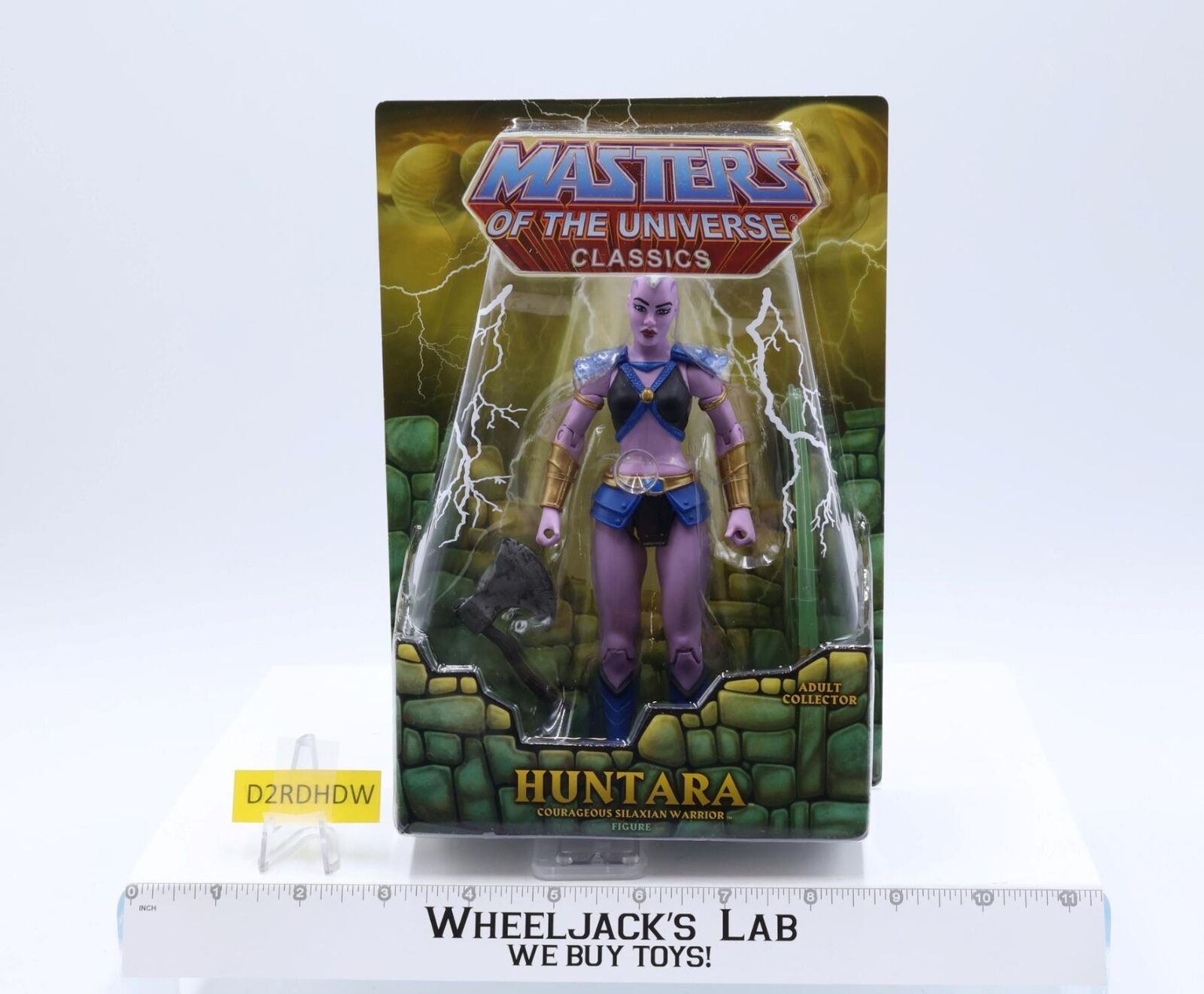 Huntara w/ Mailer MOSC NEW He-Man Classics MOTUC 2014 Mattel Action ...
