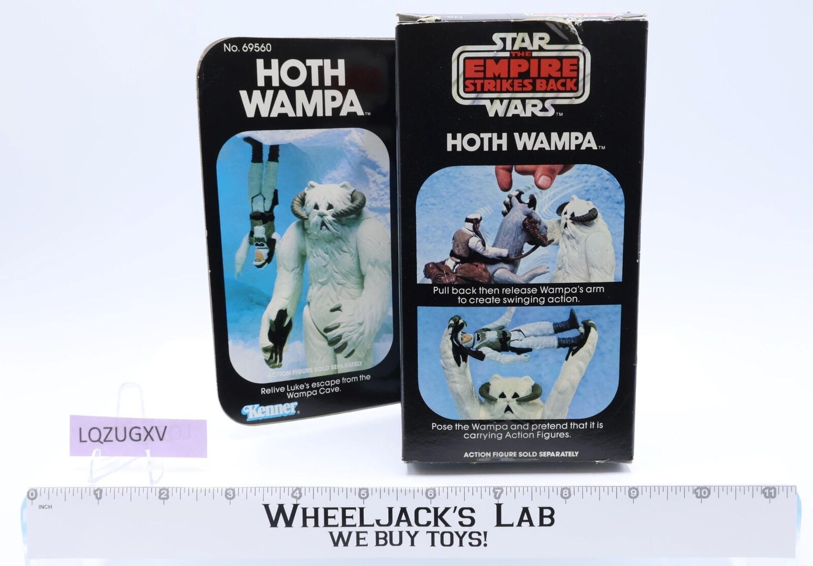 Hoth Wampa Snow Monster Complete W/Box Star Wars ESB 1981 Kenner Action ...