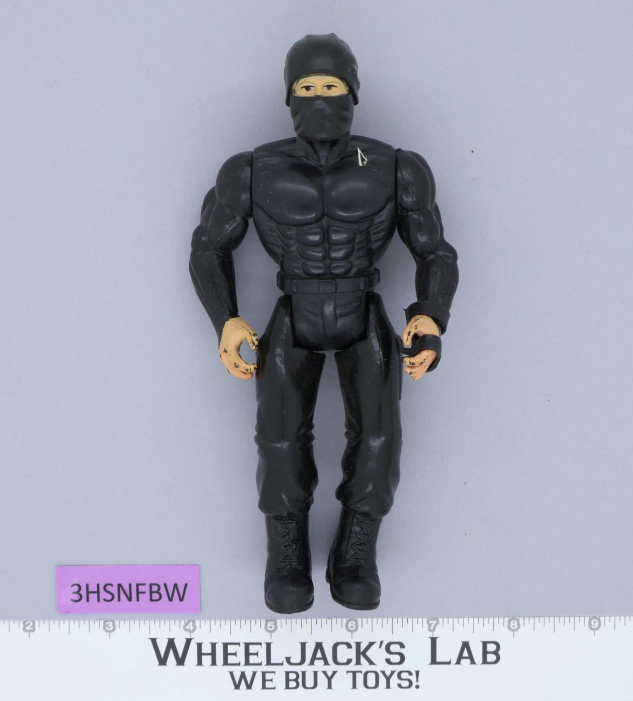 M-Force Black Ninja Military Muscle 1980's Vintage Action Figure 6.5 ...