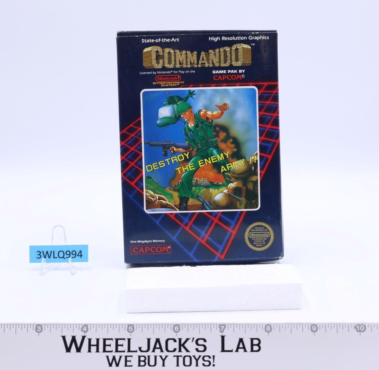 Commando Nintendo Entertainment System 1986 Capcom EMPTY BOX ONLY - Wheeljack's Lab