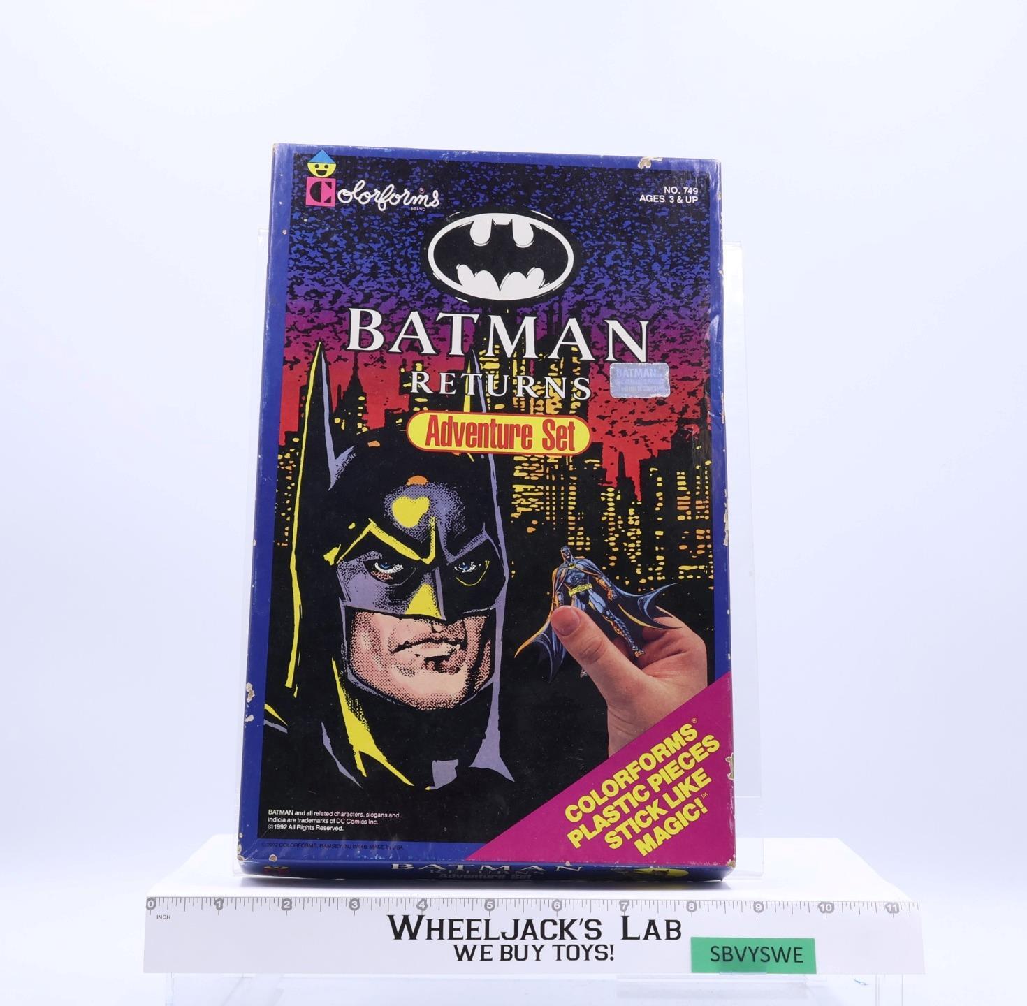 Batman Returns Adventure Set Colorforms 1992 DC Comics Vintage ...