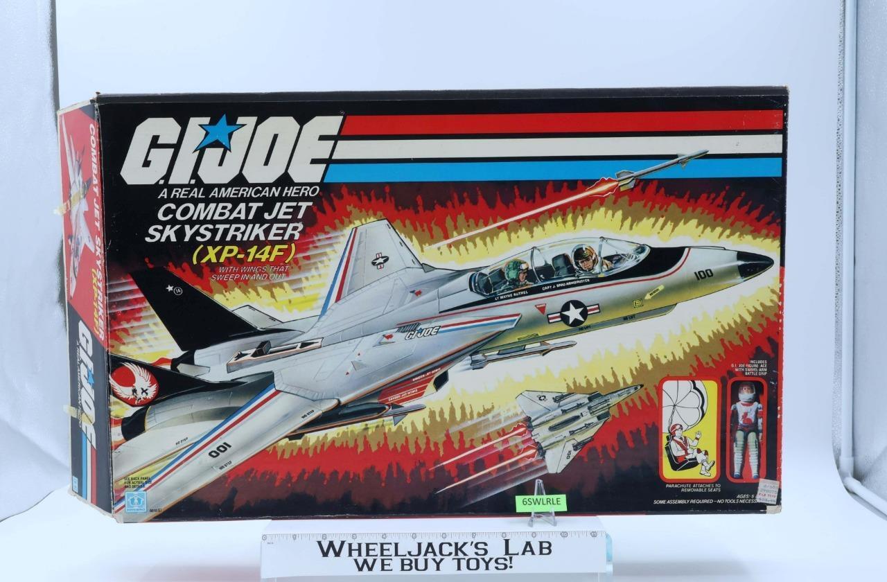 XP-14F Combat Jet Skystriker 100% Complete W/Box GI Joe 1983 Hasbro ...
