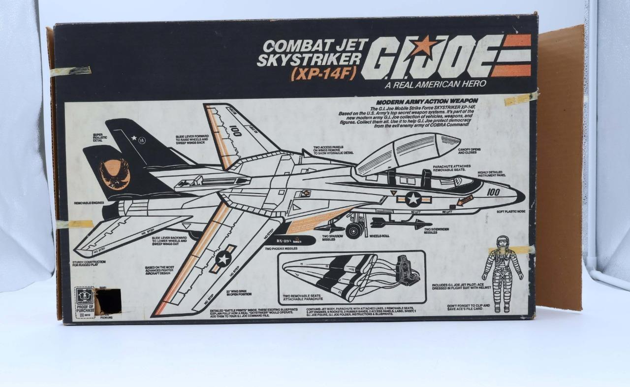 XP-14F Combat Jet Skystriker 100% Complete W/Box GI Joe 1983 Hasbro ...