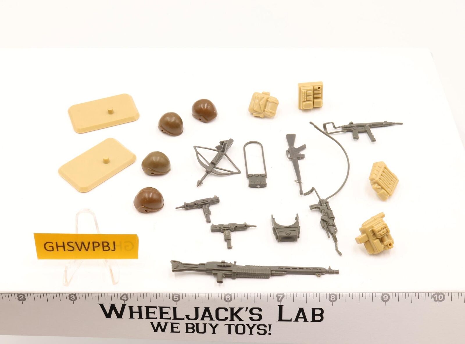 Lot Battle Gear Accessory 1 Set 6 1983 Weapons GI Joe Vintage Action ...