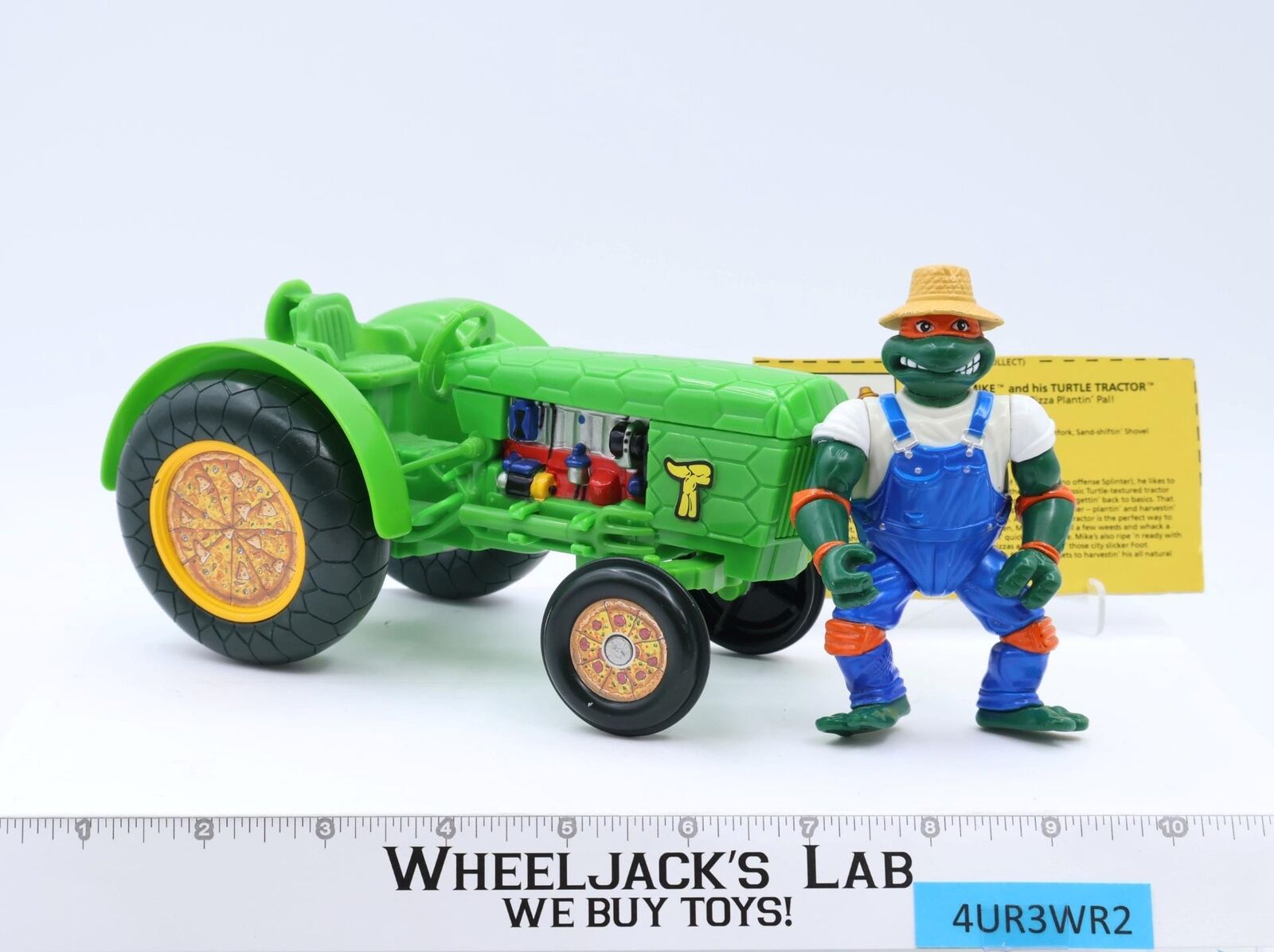 Farmer Mike & his Turtle Tractor Complete TMNT 1993 Playmates Vintage ...