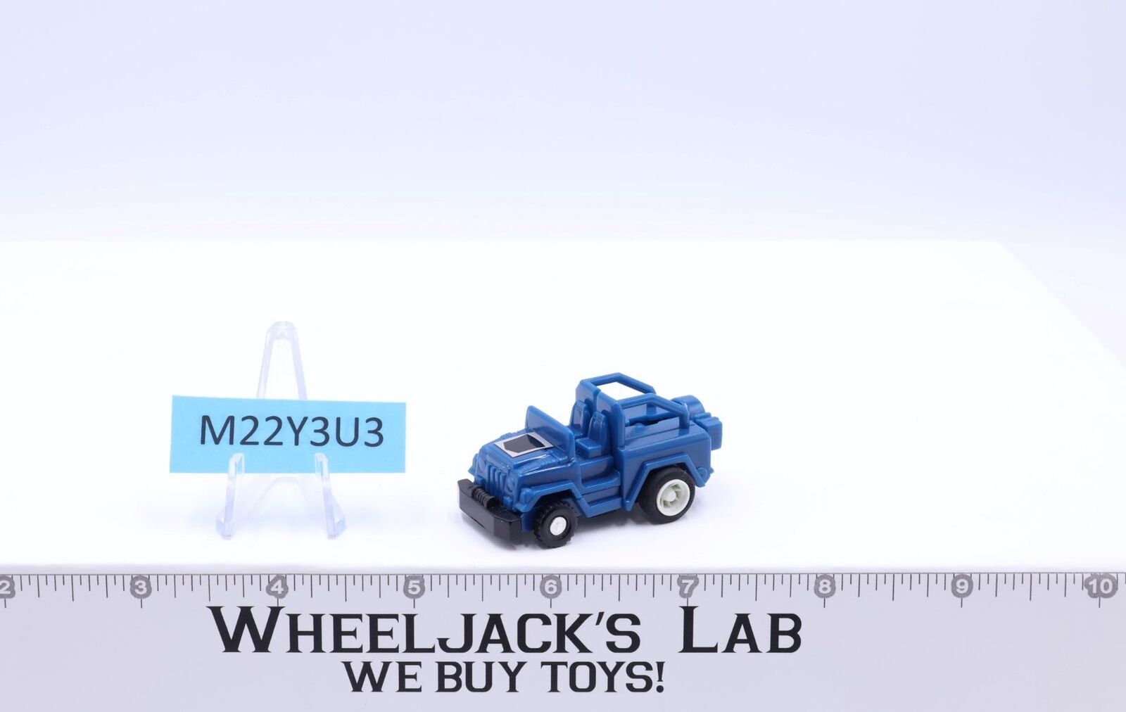 Minispy BLUE Jeep 100% Complete 1985 G1 Transformers Vintage Action ...