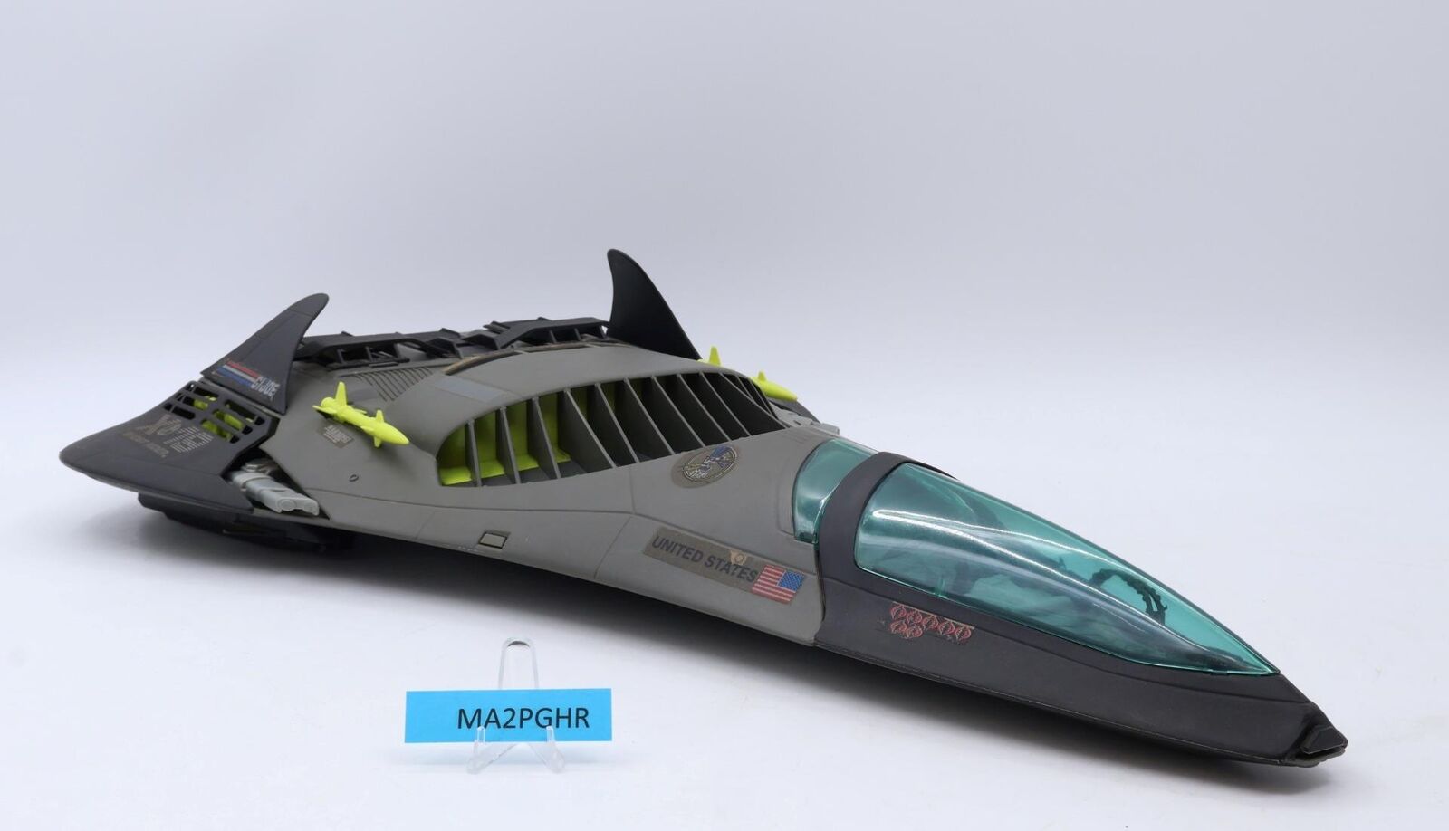 Phantom X-19 Stealth Fighter Complete GI Joe 1988 Hasbro Action Figure ...