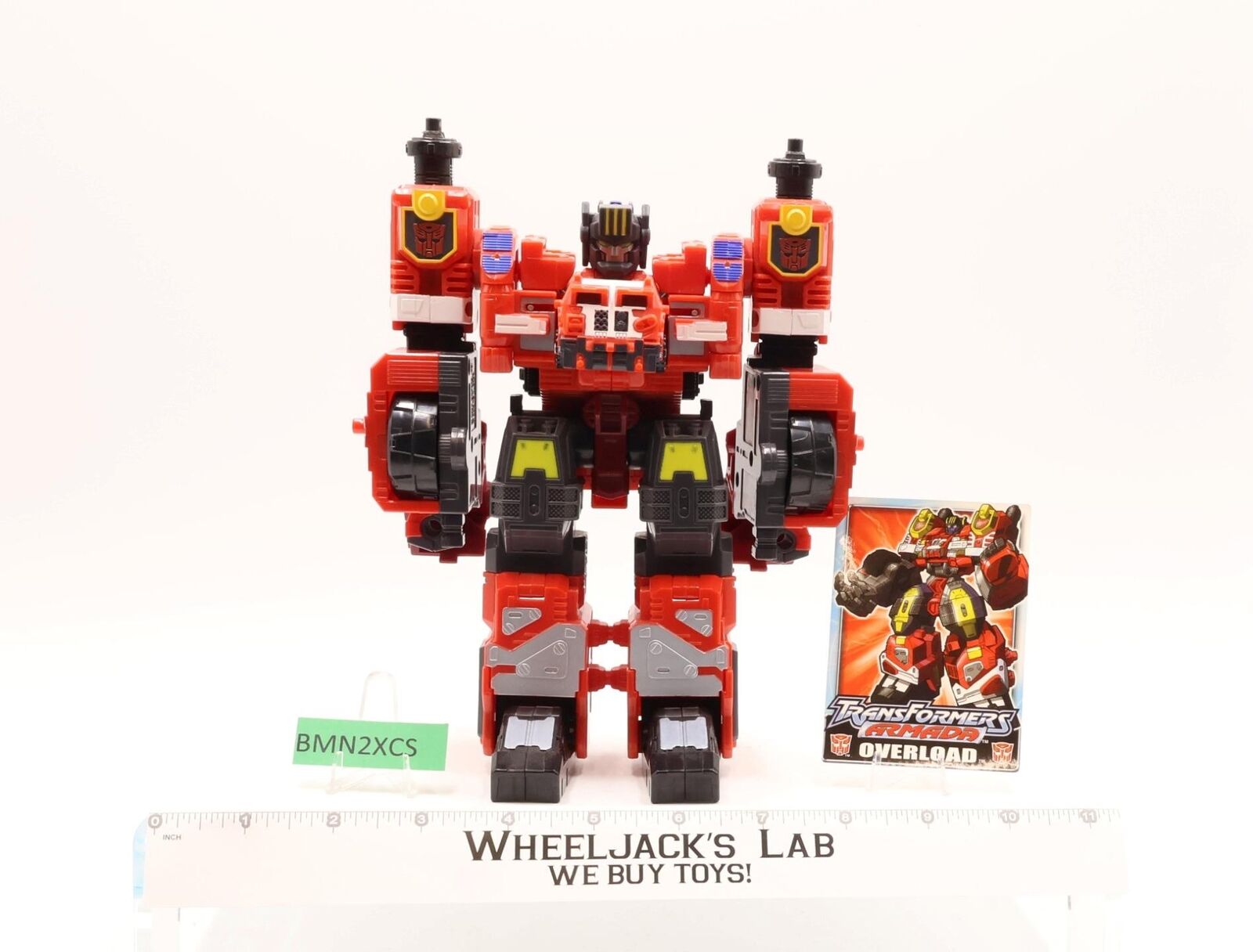 Overload Max-Con 100% Complete Transformers Armada 2003 Hasbro Action ...