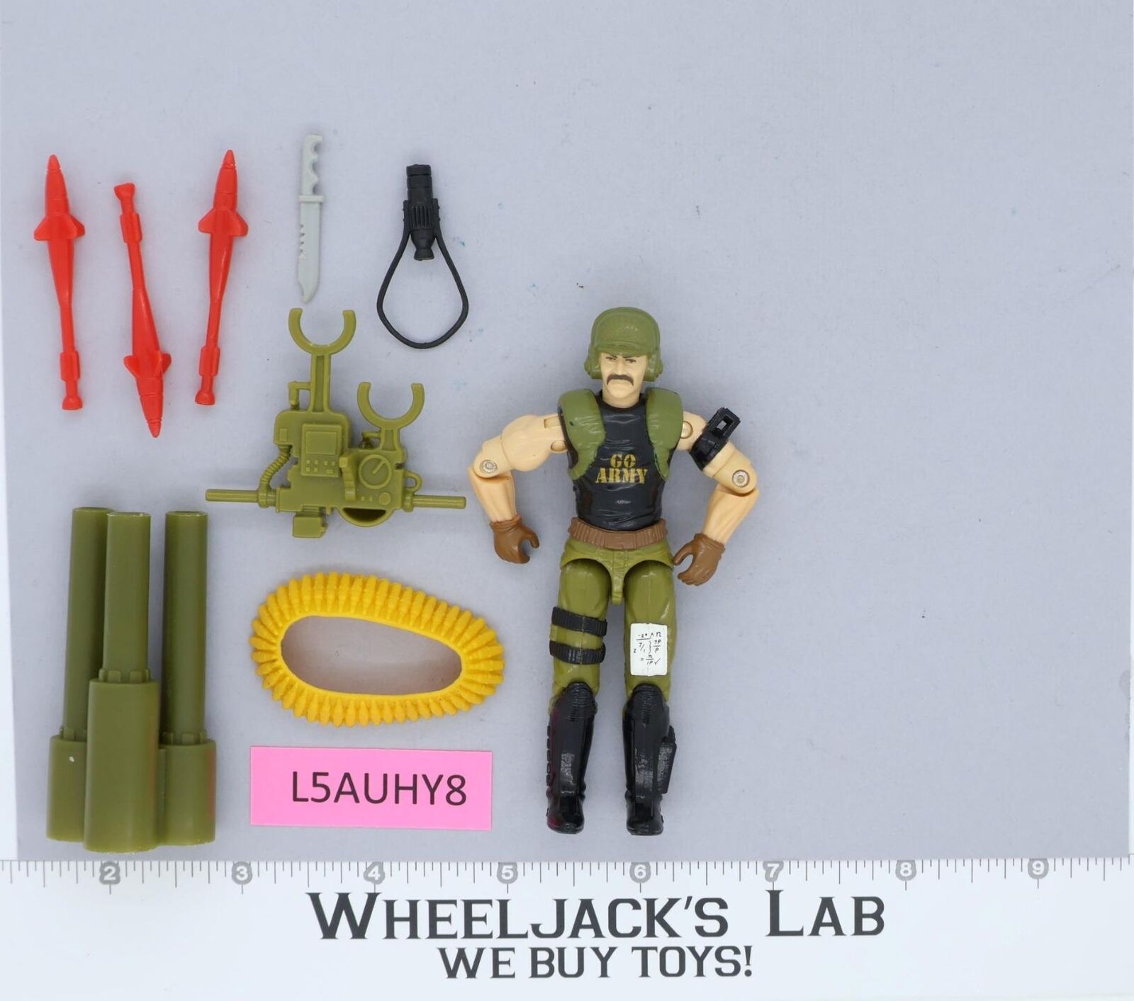 Backblast V1 100% Complete 1989 G.I. Joe Hasbro Vintage Action Figure ...