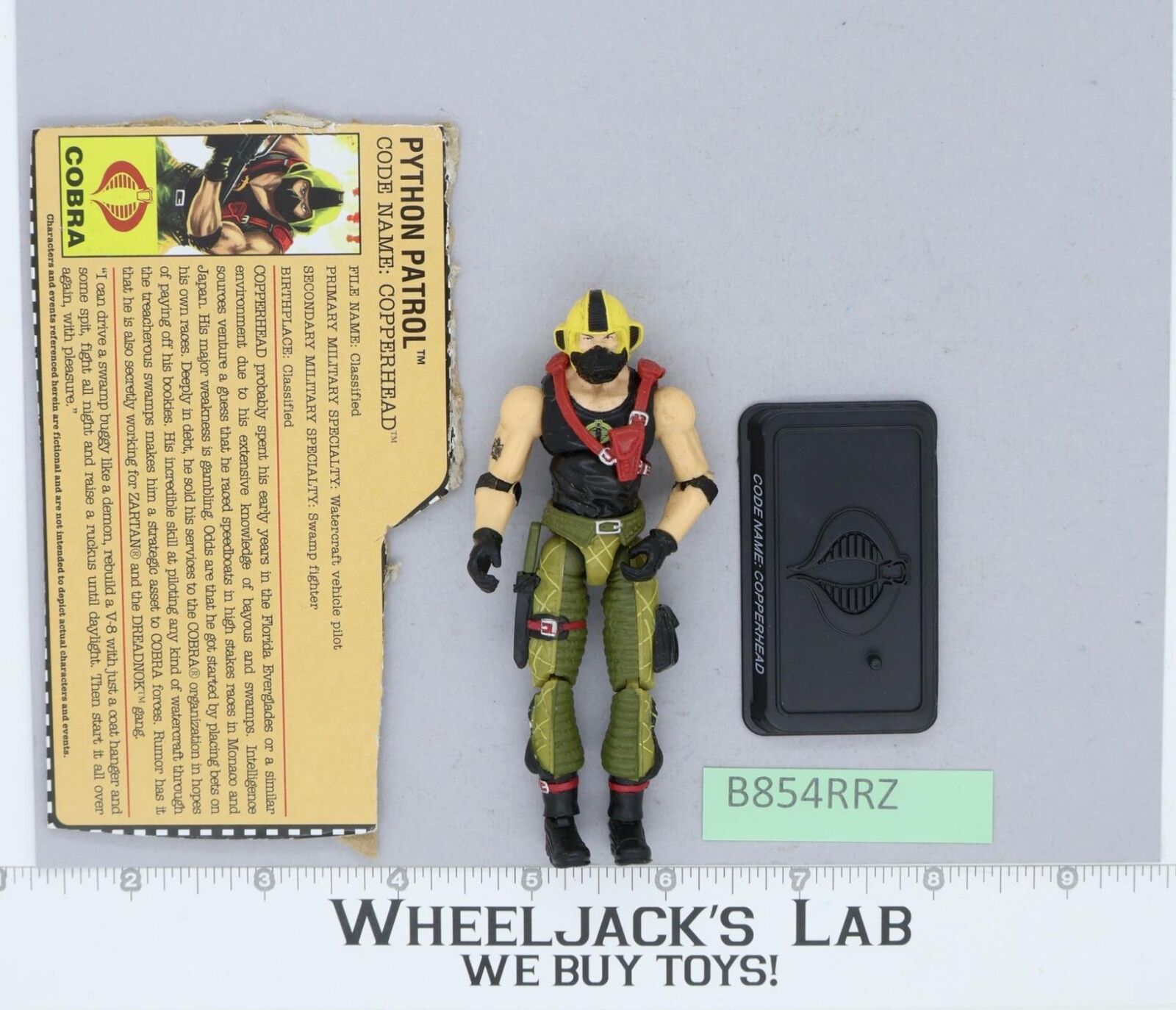 Copperhead V5 100% Complete GI Joe Python Patrol 2009 Hasbro Action ...