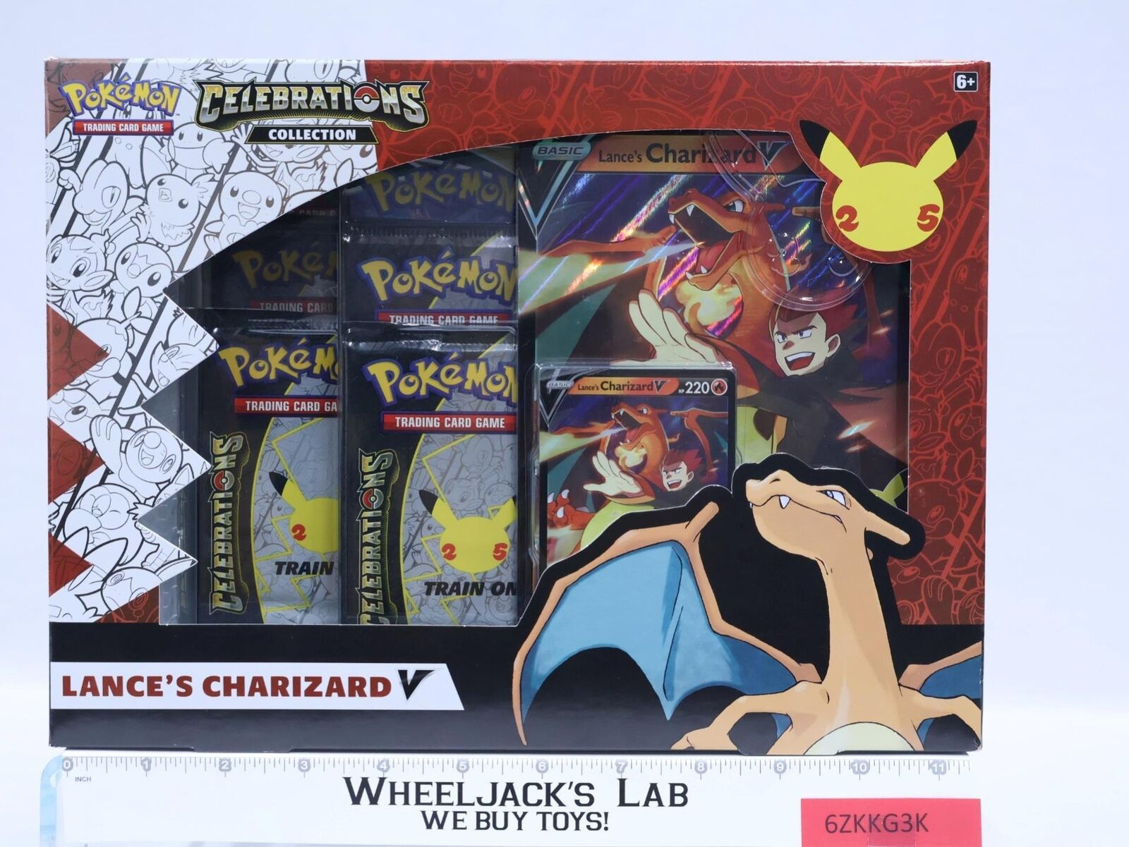 Lance's Charizard V Box Celebrations Collection 2021 Pokémon NEW SEALED ...