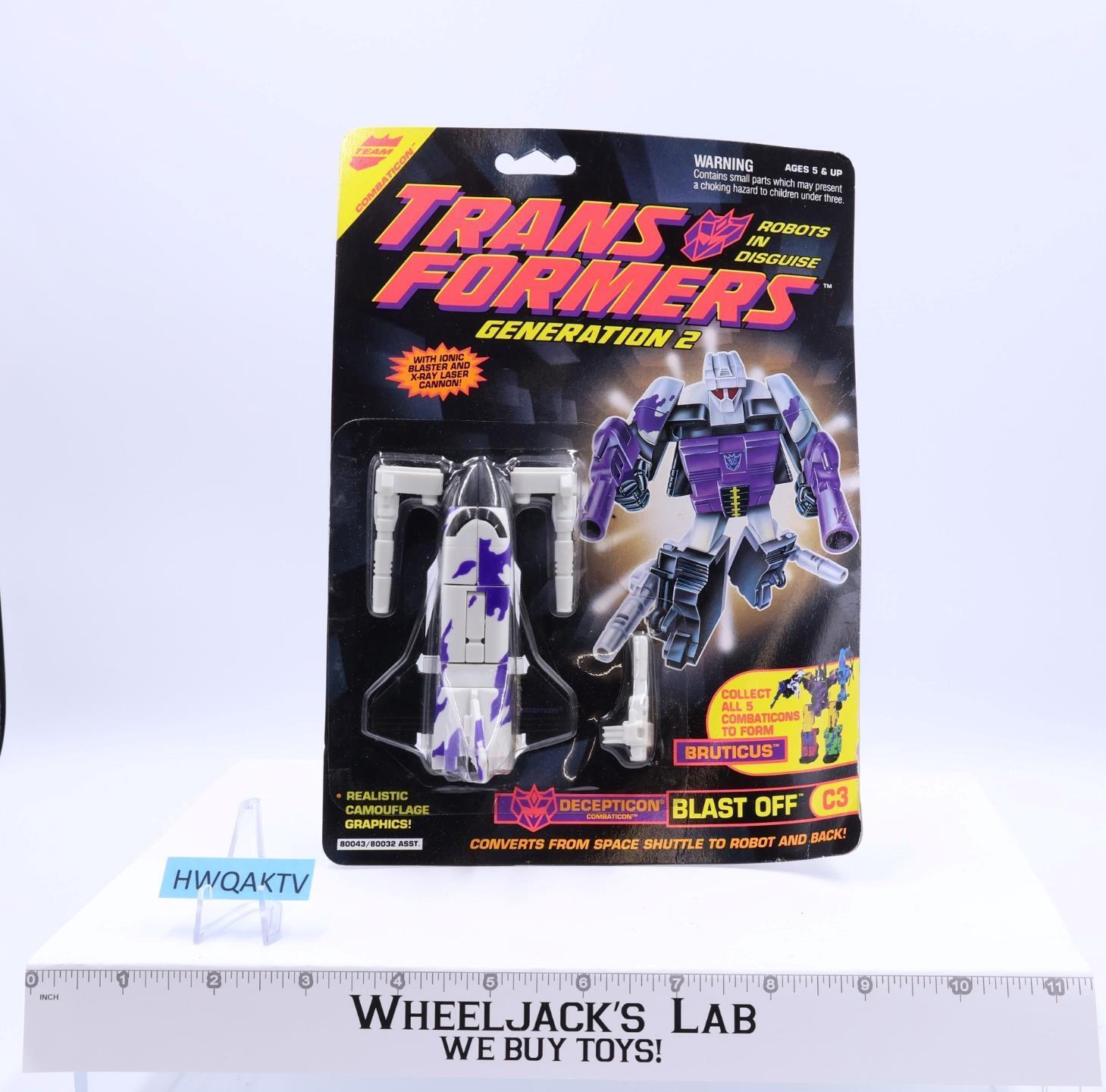 Blast Off Combaticon Decepticon G2 Transformers 1993 Hasbro Figure MOSC ...