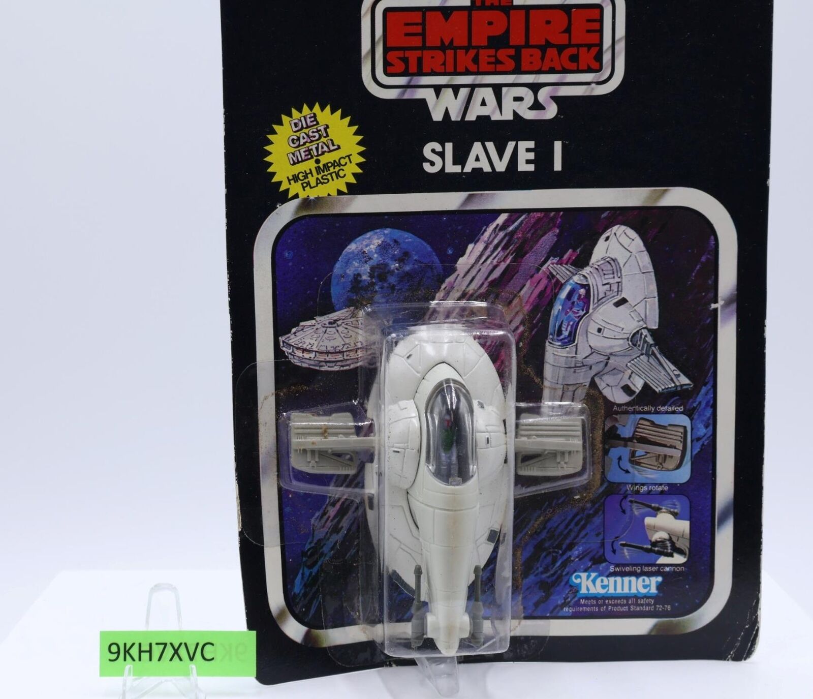 Slave 1 DIE-CAST 11 Back Star Wars ESB 1980 Kenner Vehicle NEW SEALED ...