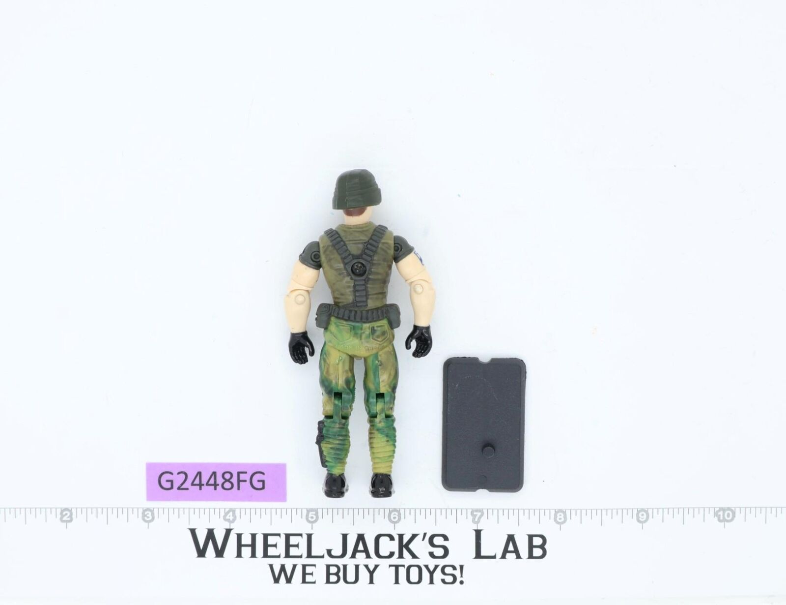 Duke V8 100% Complete G.I. Joe 2000 Hasbro Action Figure - Wheeljack's Lab