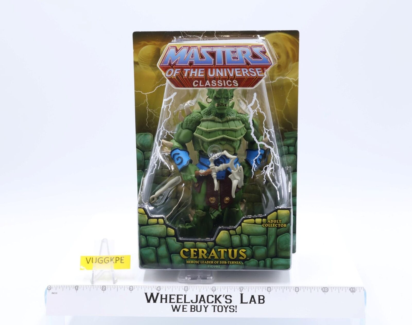 Ceratus w/ Mailer MOSC NEW He-Man Classics MOTUC 2015 Mattel Action ...