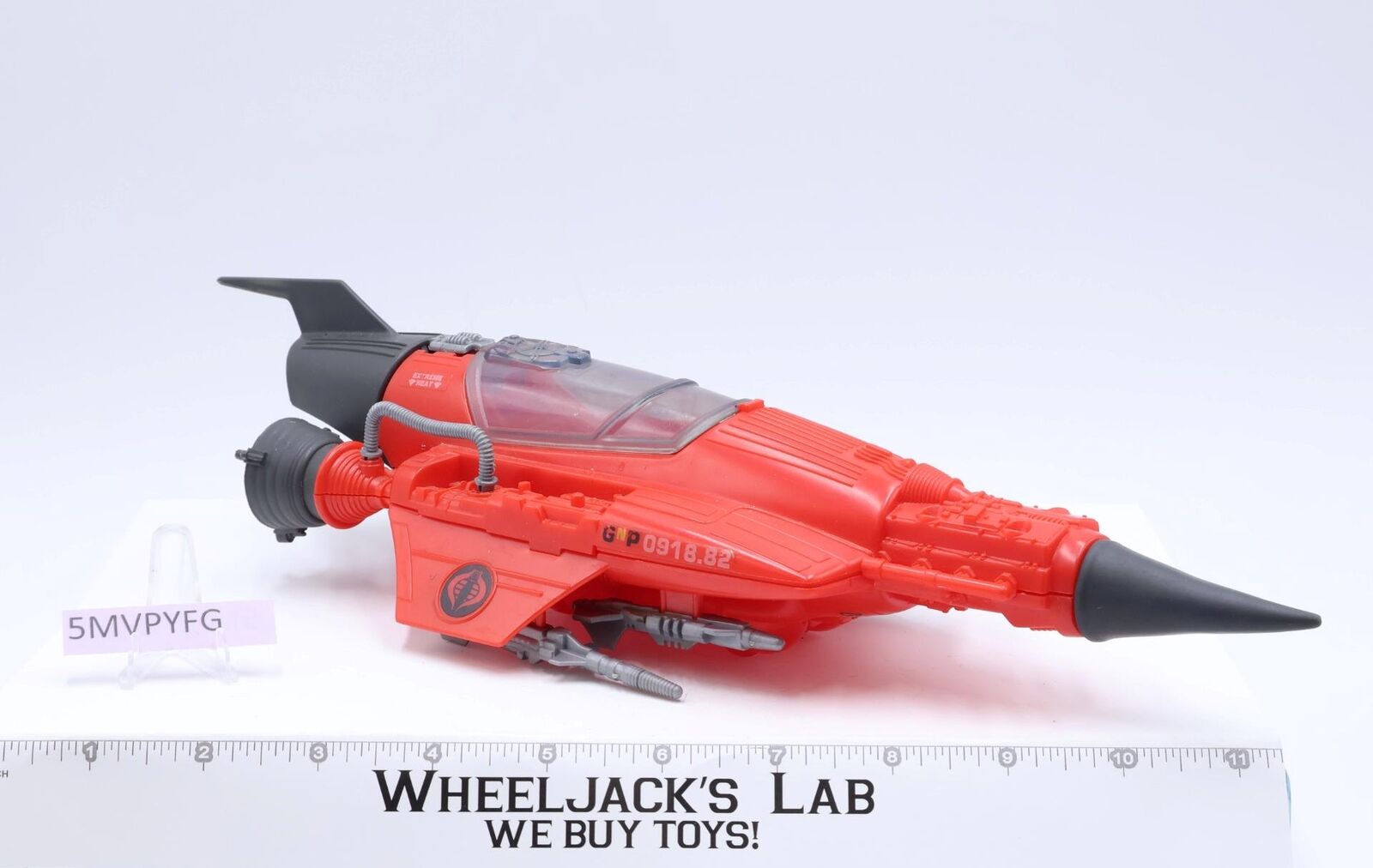 Cobra Stellar Stiletto GI Joe 1988 Hasbro Action Figure Vehicle ...