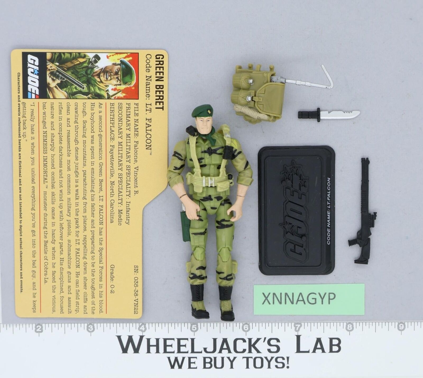 Lt. Falcon v4 100% Complete GI Joe Comic Pack 2008 Hasbro Action Figure ...