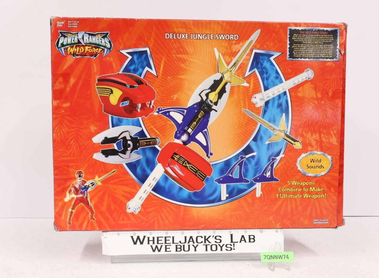 Deluxe Jungle Sword Power Rangers Wild Force 2002 Bandai - Wheeljack's Lab