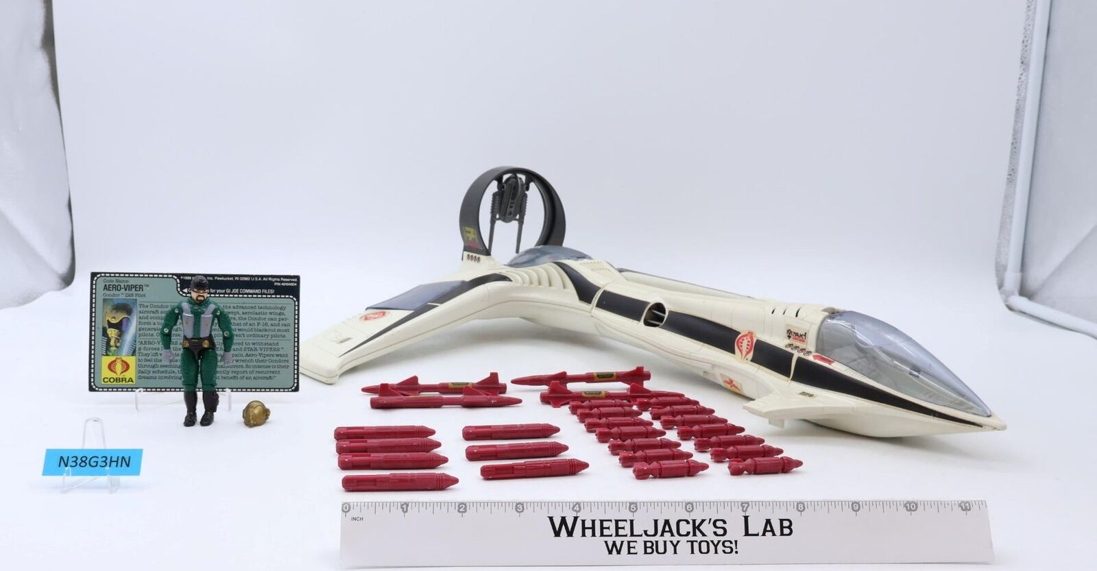 Cobra Condor Z25 W/ Aero-Viper 100% Complete 1989 GI Joe Hasbro Vintage ...