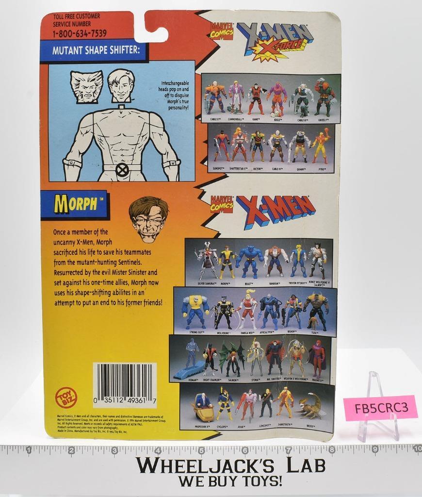 Morph Marvel Comics X-Men MOSC 1994 Toybiz - Wheeljack's Lab