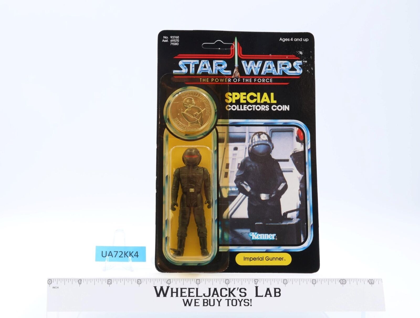 Imperial Gunner W/Coin 92 Back Star Wars POTF 1984 Kenner Figure NEW ...