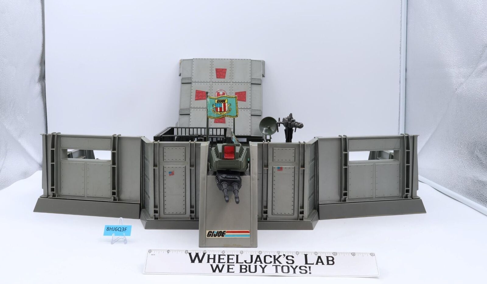 Headquarters Command Center G.I. Joe 1983 Hasbro Vintage Action Figure Playset - Wheeljack's Lab