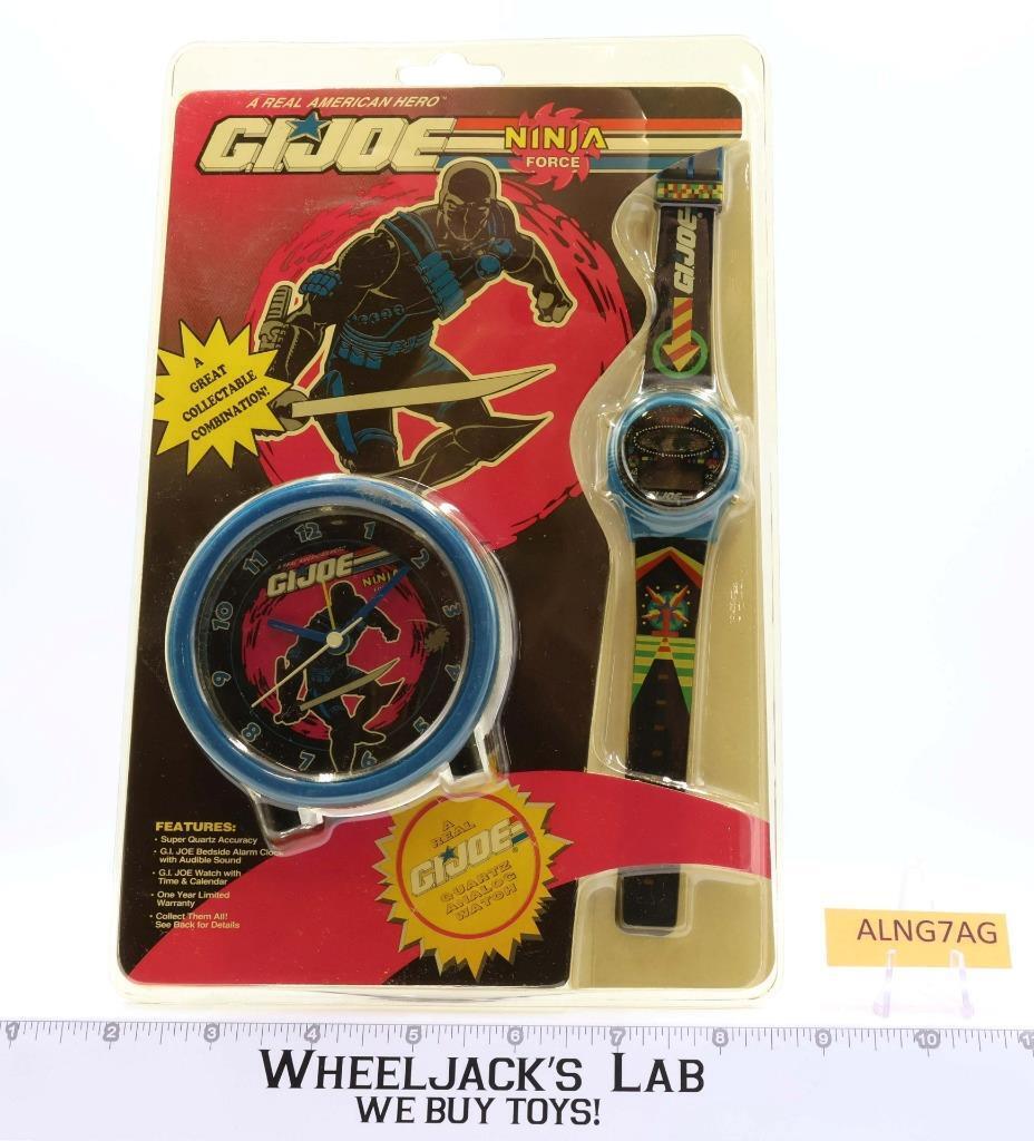 Snake Eyes Wrist & Alarm Watches GI Joe Ninja Force 1993 Hasbro NEW ...