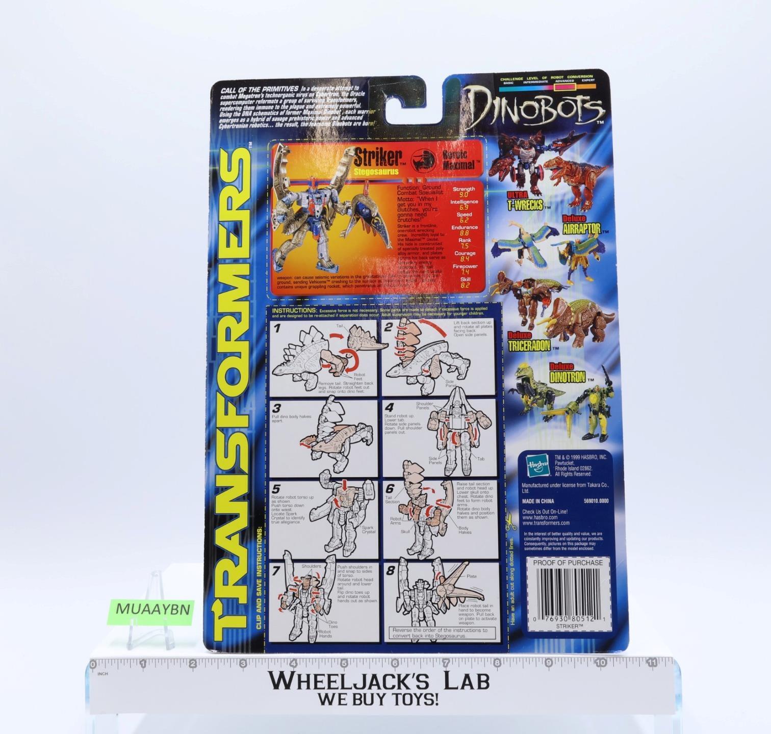 Striker 100% Complete Transformers Beast Machines 1999 Hasbro Action ...