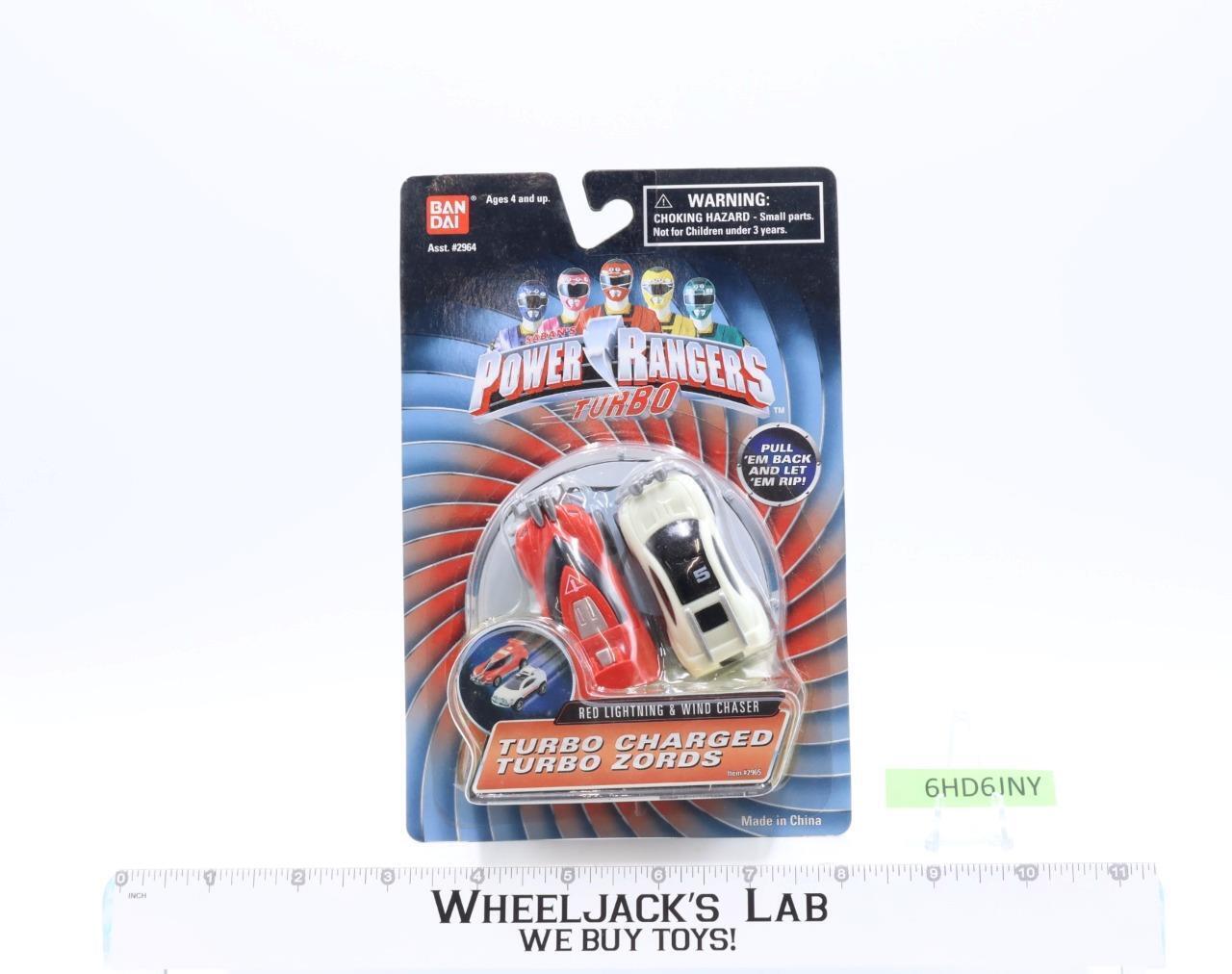 Red Lightning & Wind Chaser Turbo Power Rangers 1997 NEW MOSC Bandai ...