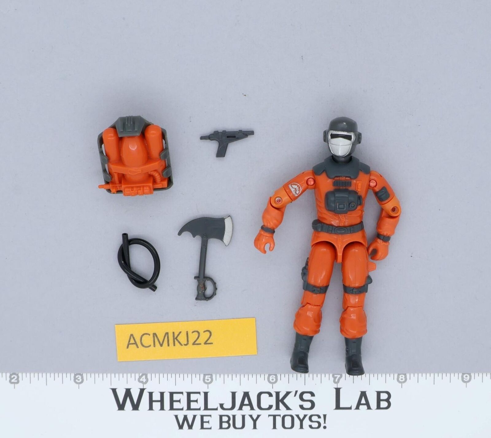 Barbecue V1 100% Complete G.I. Joe 1985 Hasbro Vintage Action Figure ...