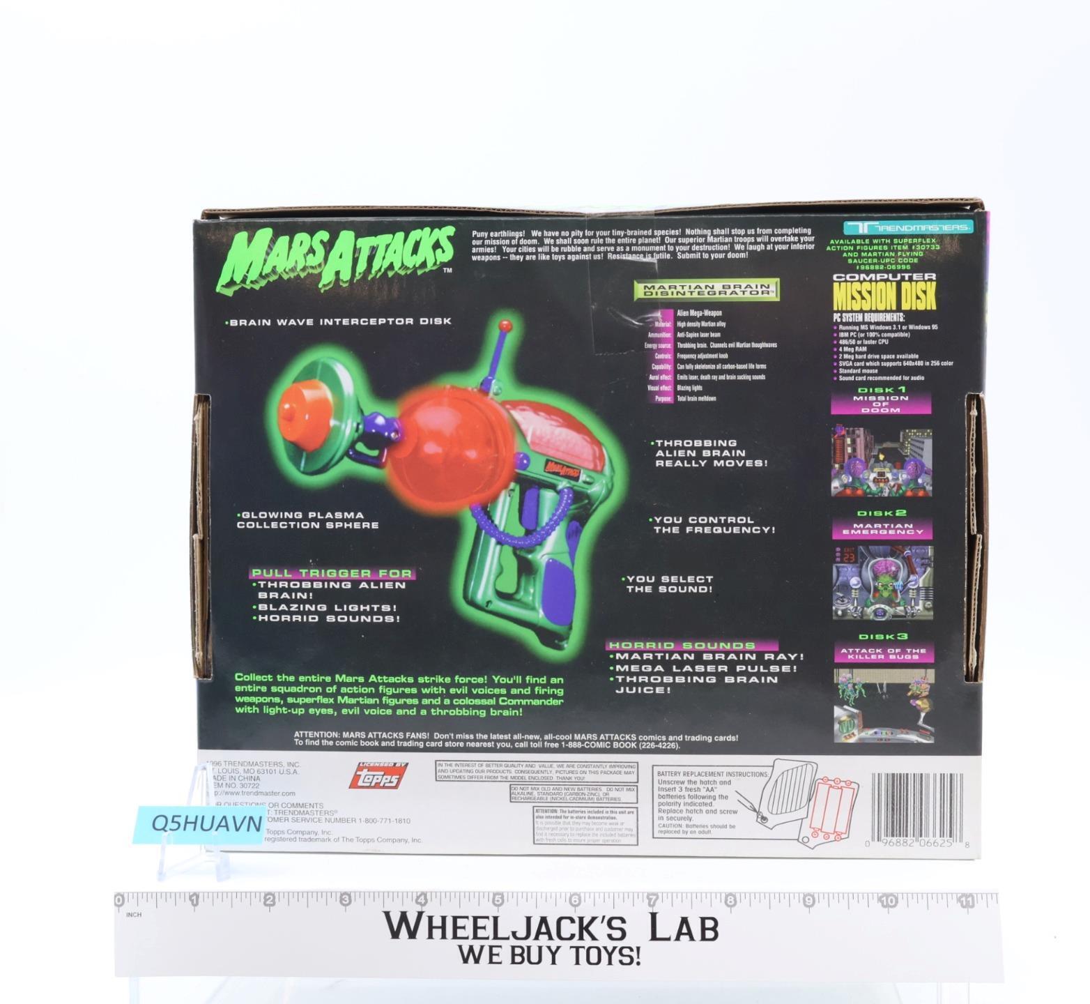 Martian Brain Disintegrator Mars Attacks! 1996 Trendmasters NEW SEALED ...