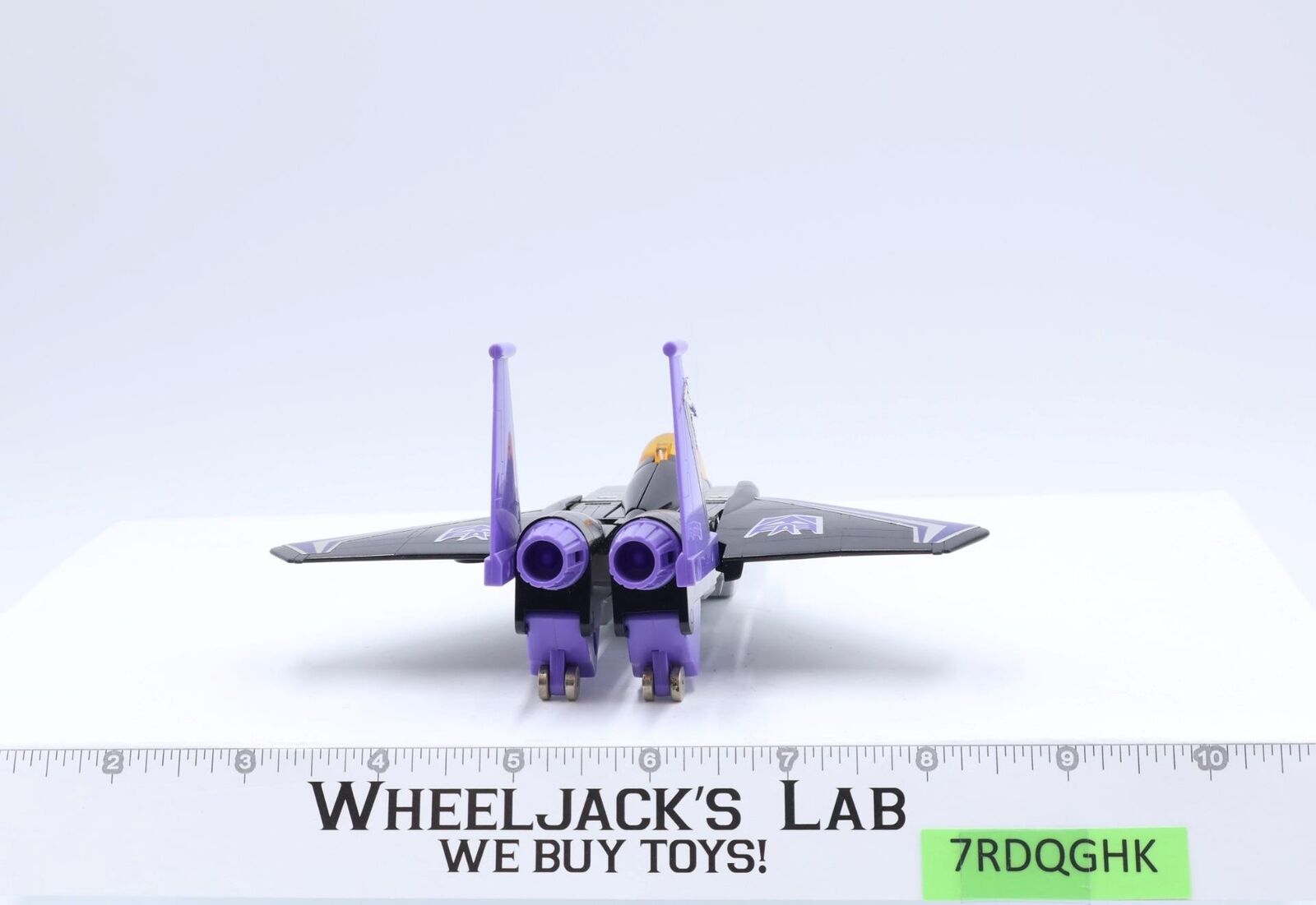 Skywarp 1984 Vintage G1 Transformers F-15 Fighter Hasbro Action Figure ...