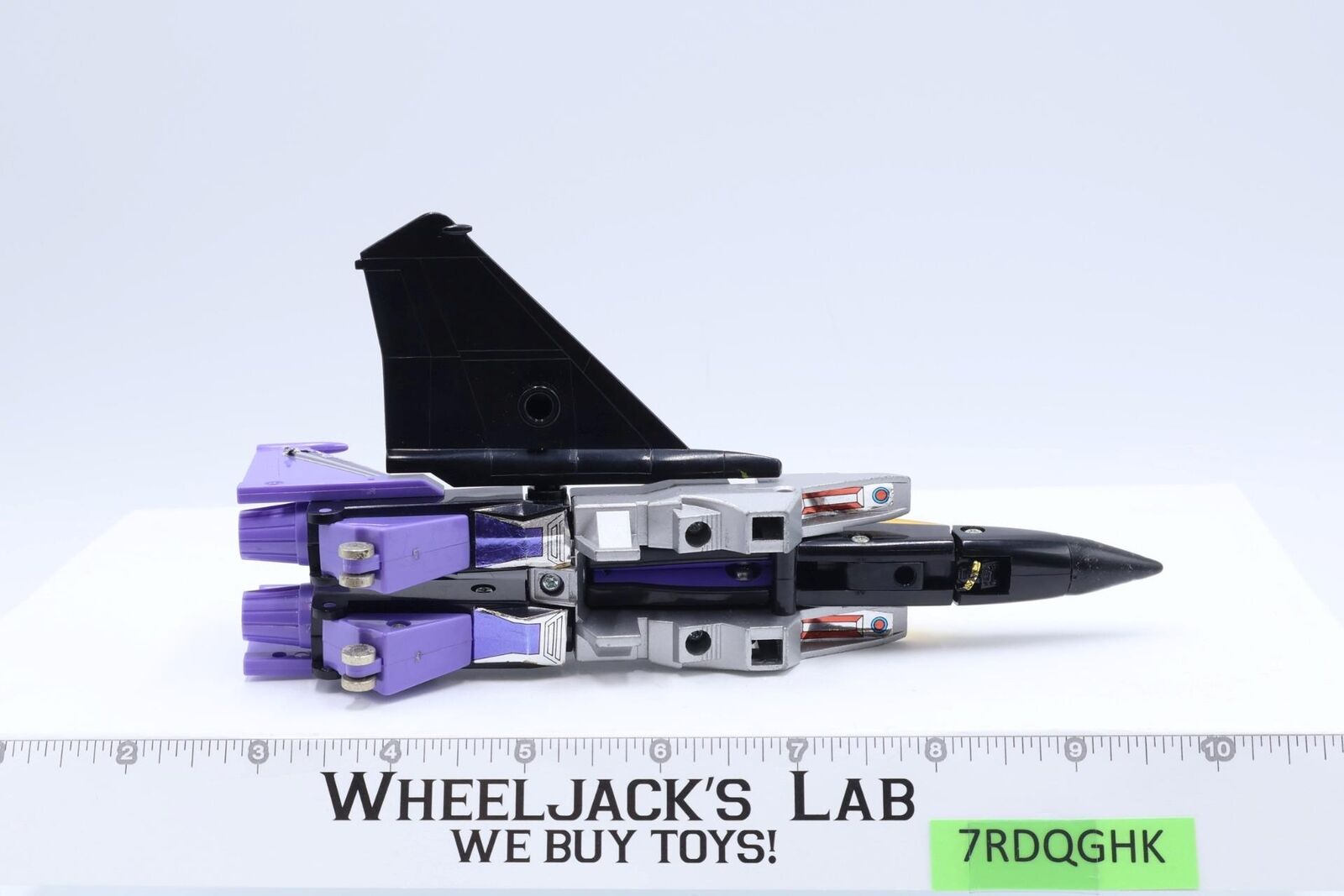 Skywarp 1984 Vintage G1 Transformers F-15 Fighter Hasbro Action Figure ...