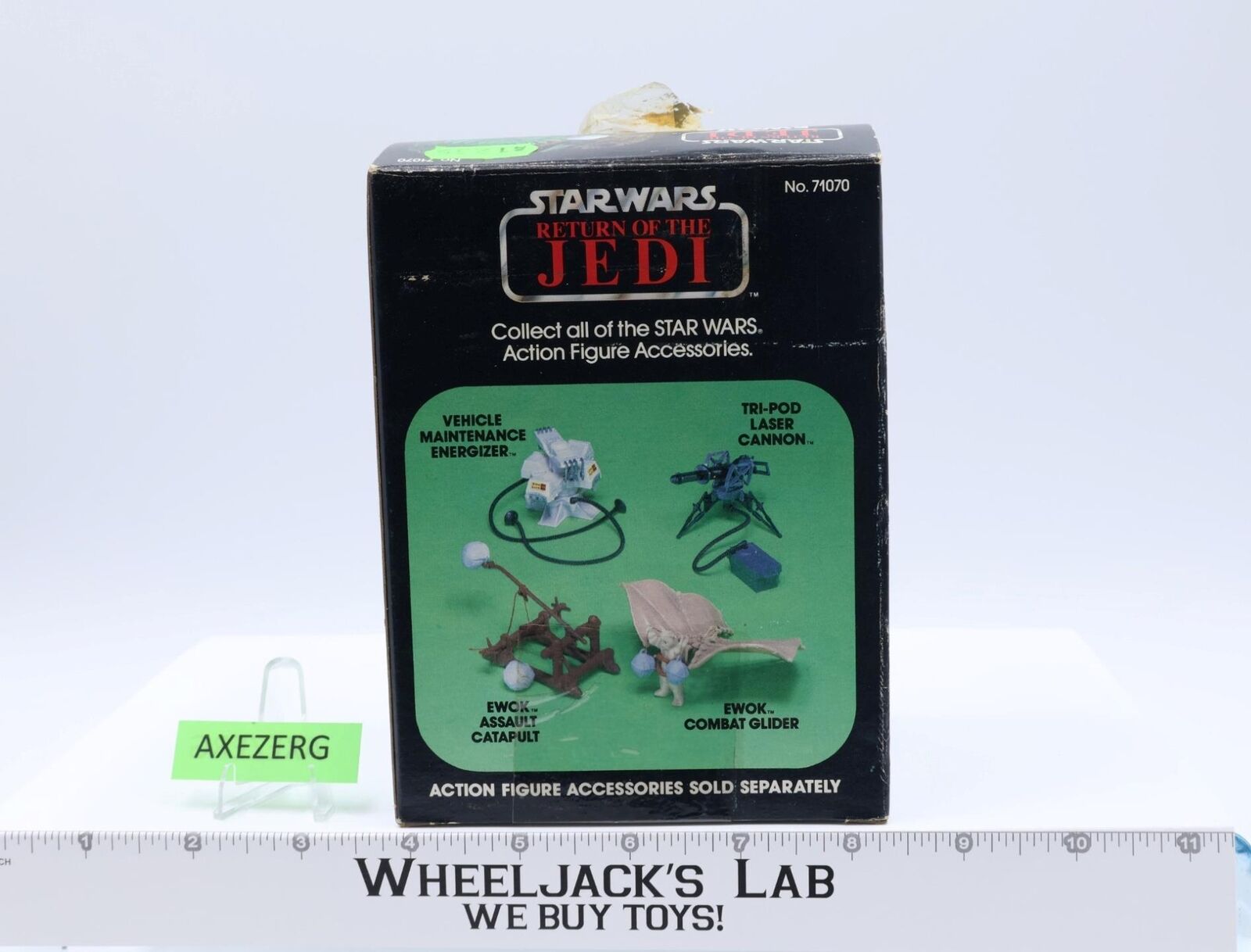 Ewok Assault Catapult 100% Complete Star Wars ROTJ 1983 Kenner Vehicle NEW MIB - Wheeljack's Lab
