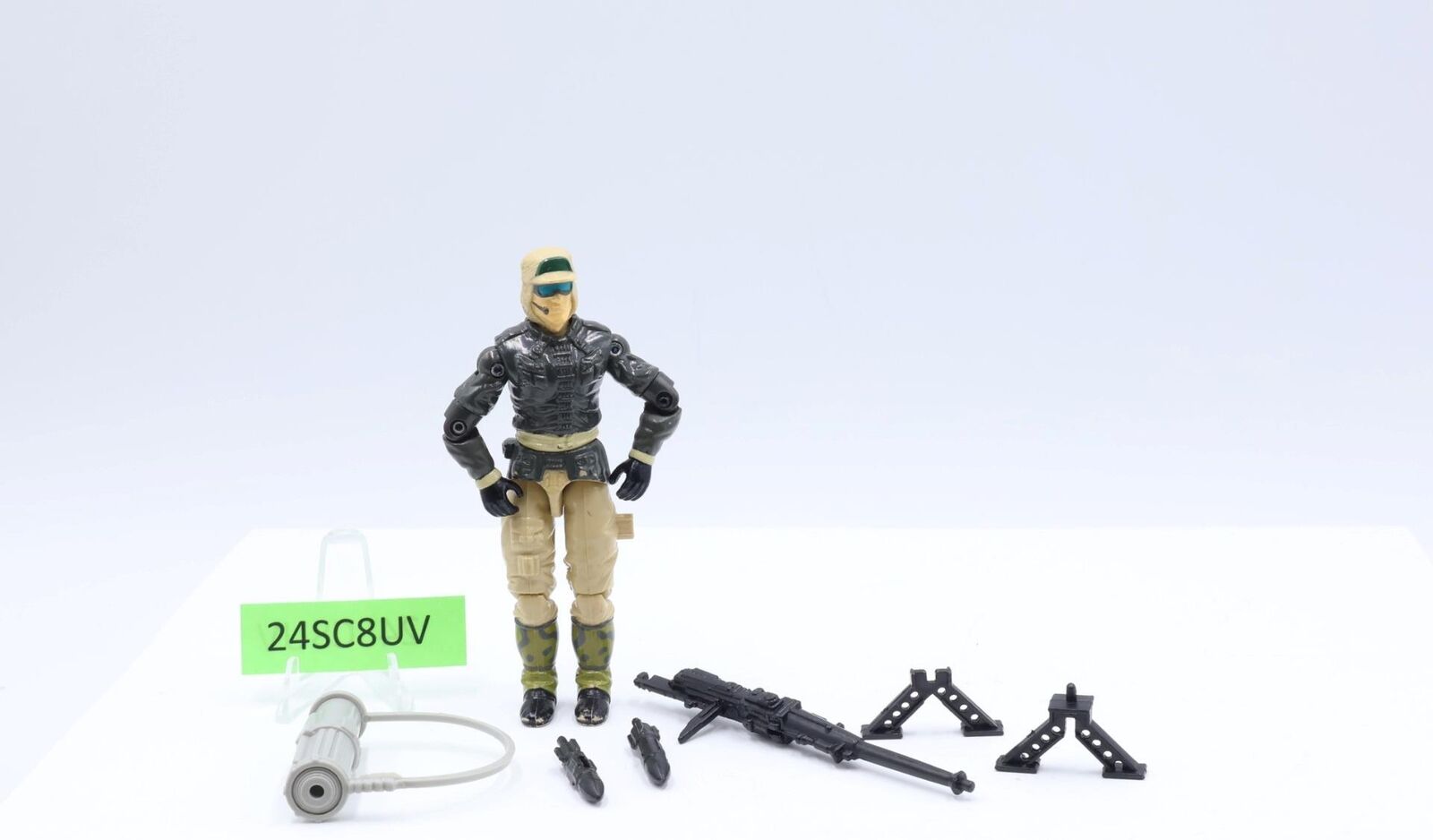 Rampart V1 100% Complete W/Cardback 1990 GI Joe Vintage Hasbro Figure ...