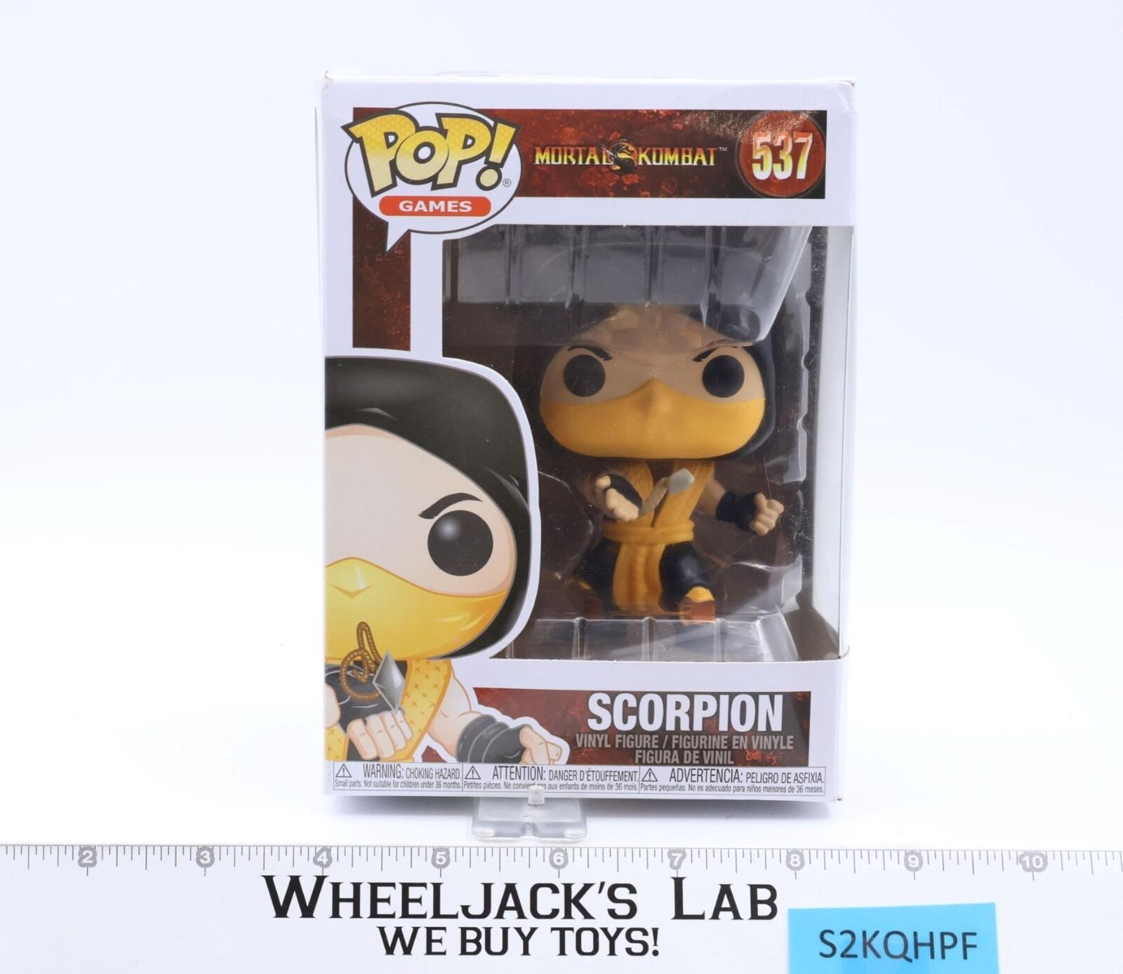 Scorpion #537 Mortal Kombat Funko Pop! Games NEW MIB - Wheeljack's Lab