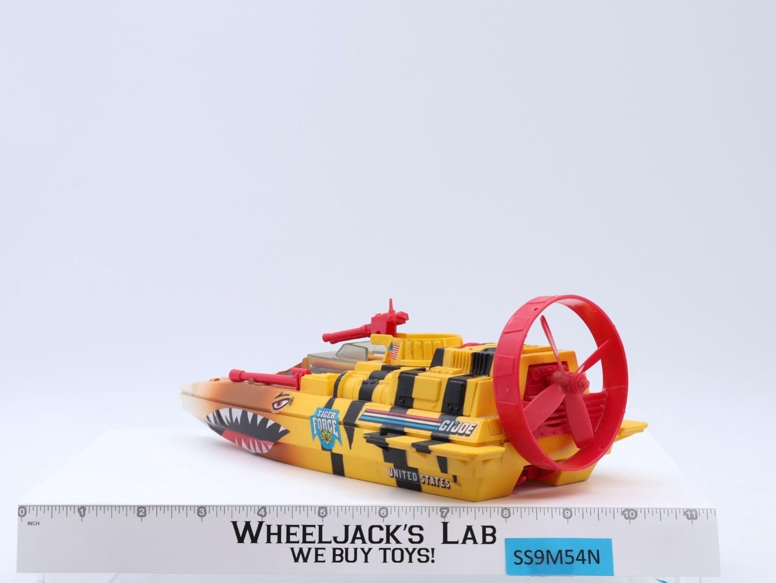 Tiger Shark 100% Complete GI Joe Tiger Force 1988 Hasbro Action Figure ...