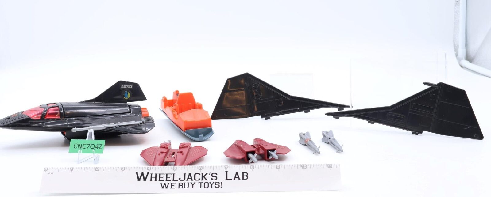 Cobra Night Raven S3P 100% Complete GI Joe 1986 Hasbro Action Figure ...