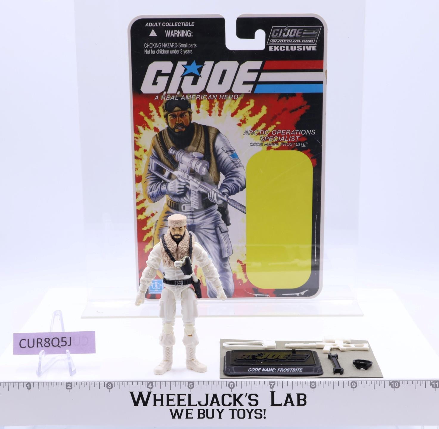 Frostbite 100% Complete GI Joe Club Exclusive 2014 Hasbro Action Figure ...