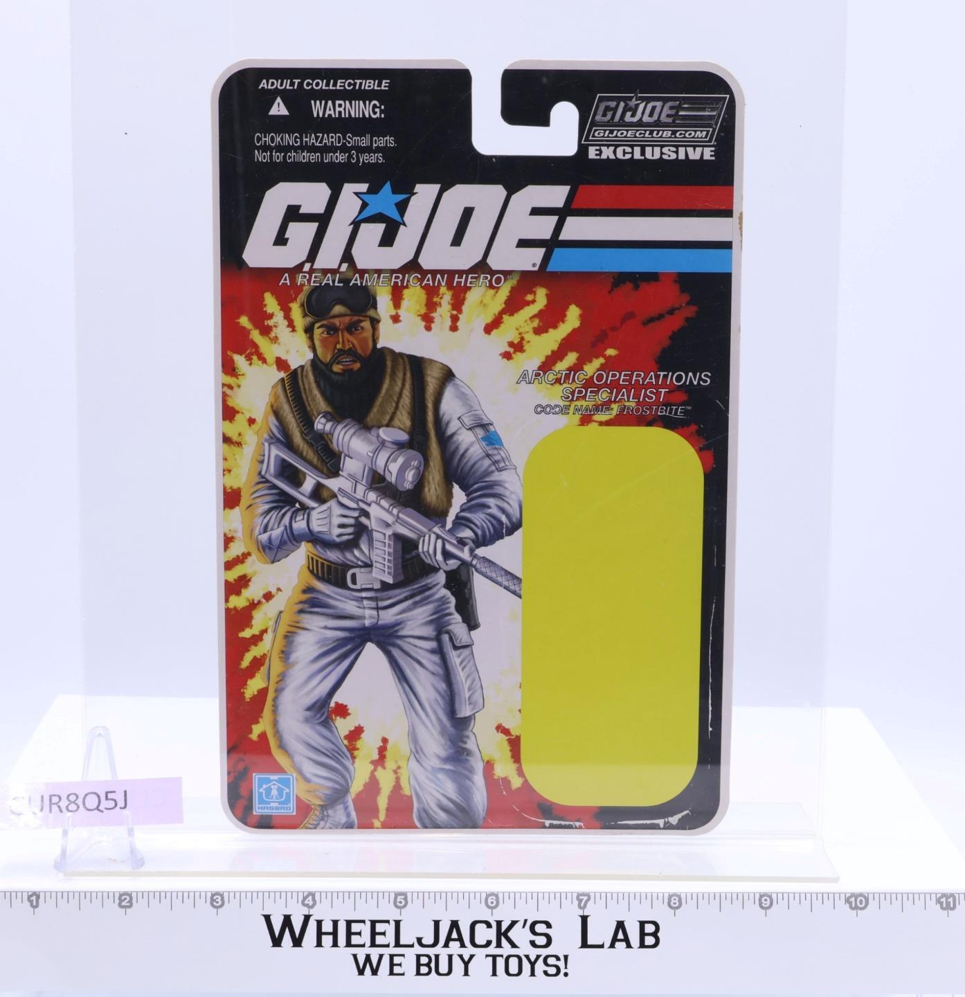 Frostbite 100% Complete GI Joe Club Exclusive 2014 Hasbro Action Figure ...