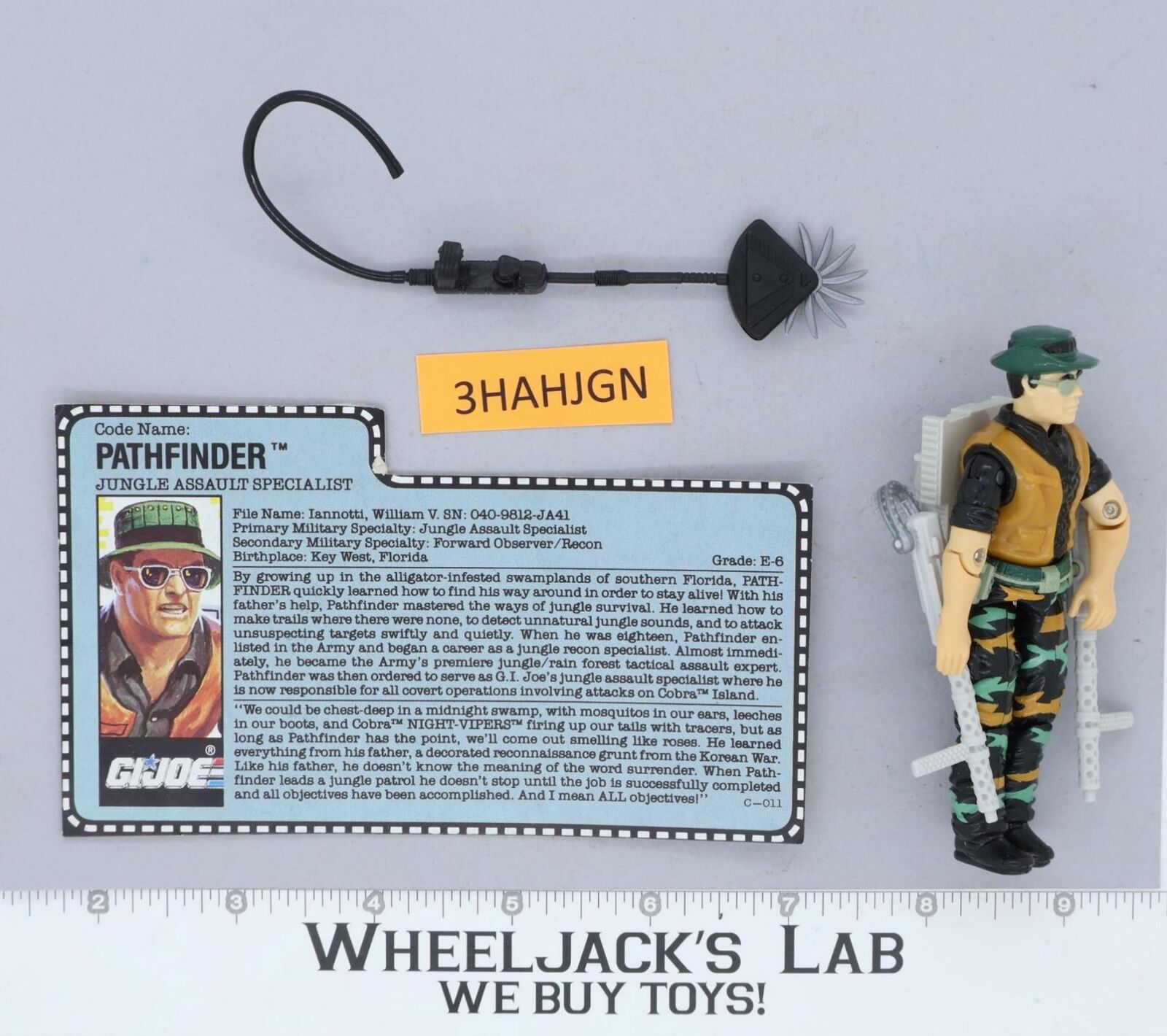 Pathfinder V1 100% Complete G.I. Joe 1990 Hasbro Vintage Action Figure ...