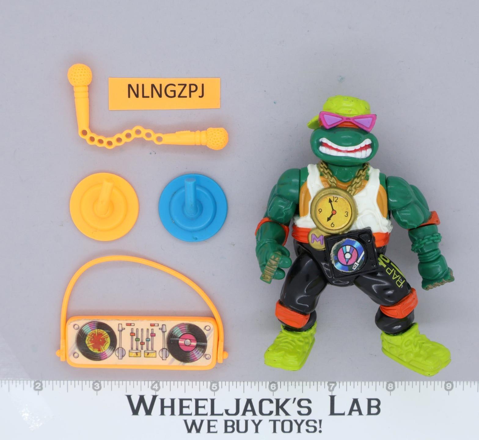 Rappin' Mike 100% Complete Teenage Mutant Ninja Turtle TMNT 1991 ...