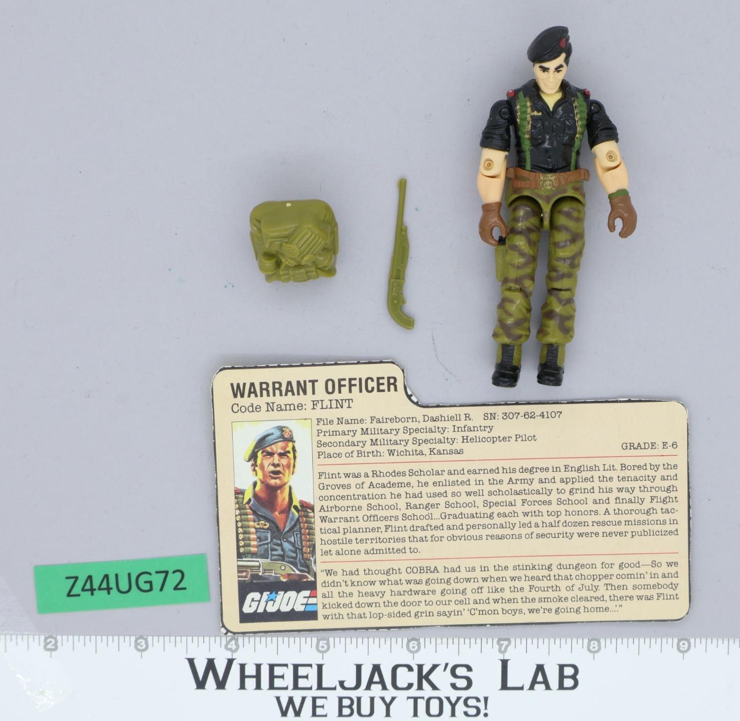 Flint V1 100% Complete 1985 G.I. Joe Hasbro Vintage Action Figure ...