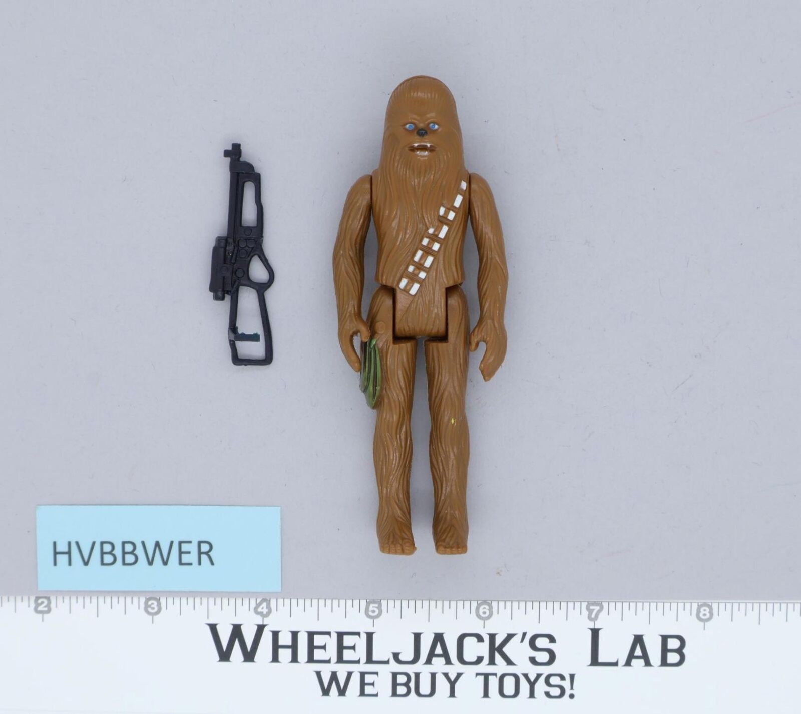 Chewbacca GREEN POUCH 100% Complete Star Wars 1977 Kenner Figure NO ...