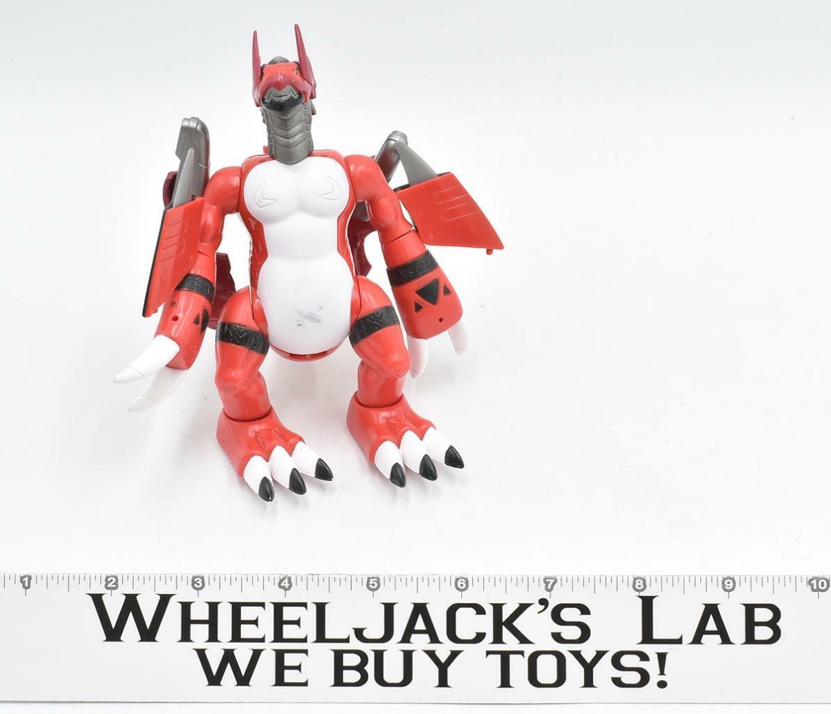 Digimon Digivolving Growlmon to WarGrowlmon 2001 Digital Monsters ...