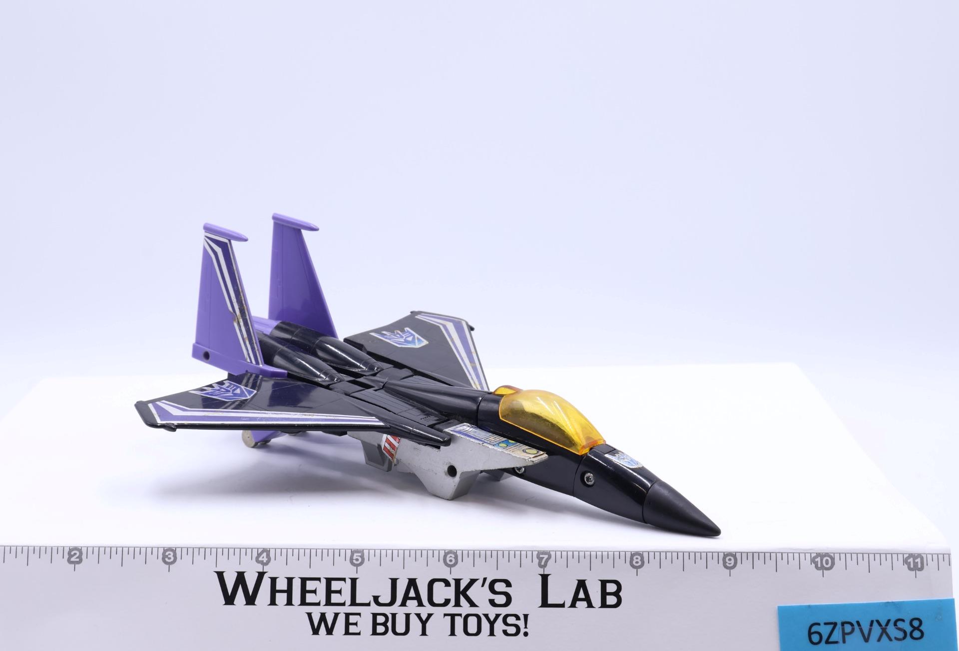 Skywarp 1984 Vintage G1 Transformers F-15 Fighter Hasbro Action Figure ...