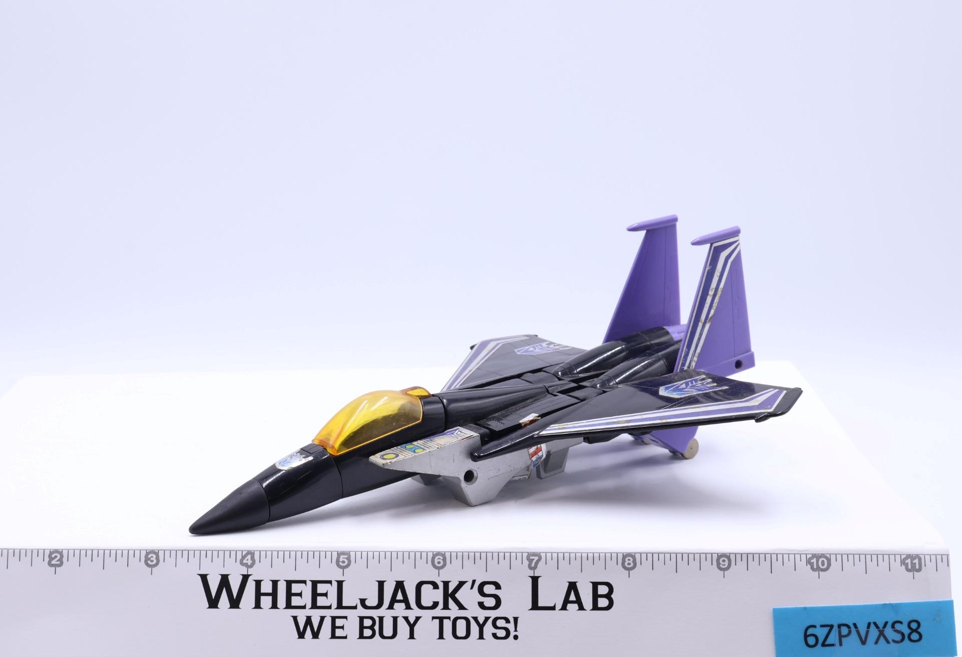 Skywarp 1984 Vintage G1 Transformers F-15 Fighter Hasbro Action Figure ...